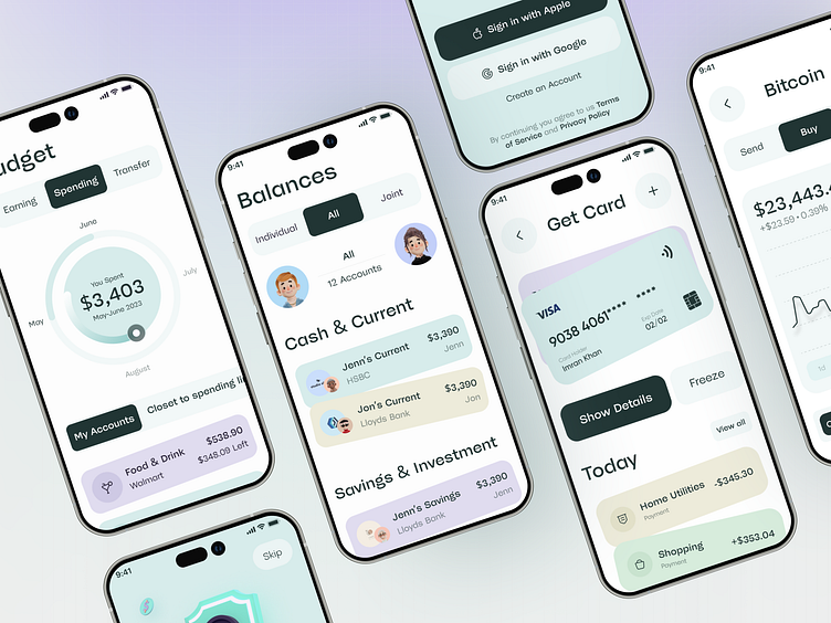 Fintech Money Management App UI Design by Ofspace UX/UI on Dribbble