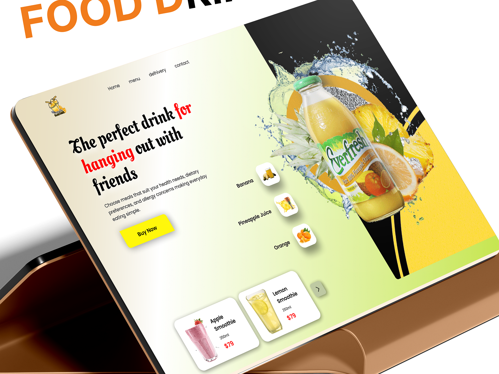 Food Website Design by Food Frame Design on Dribbble