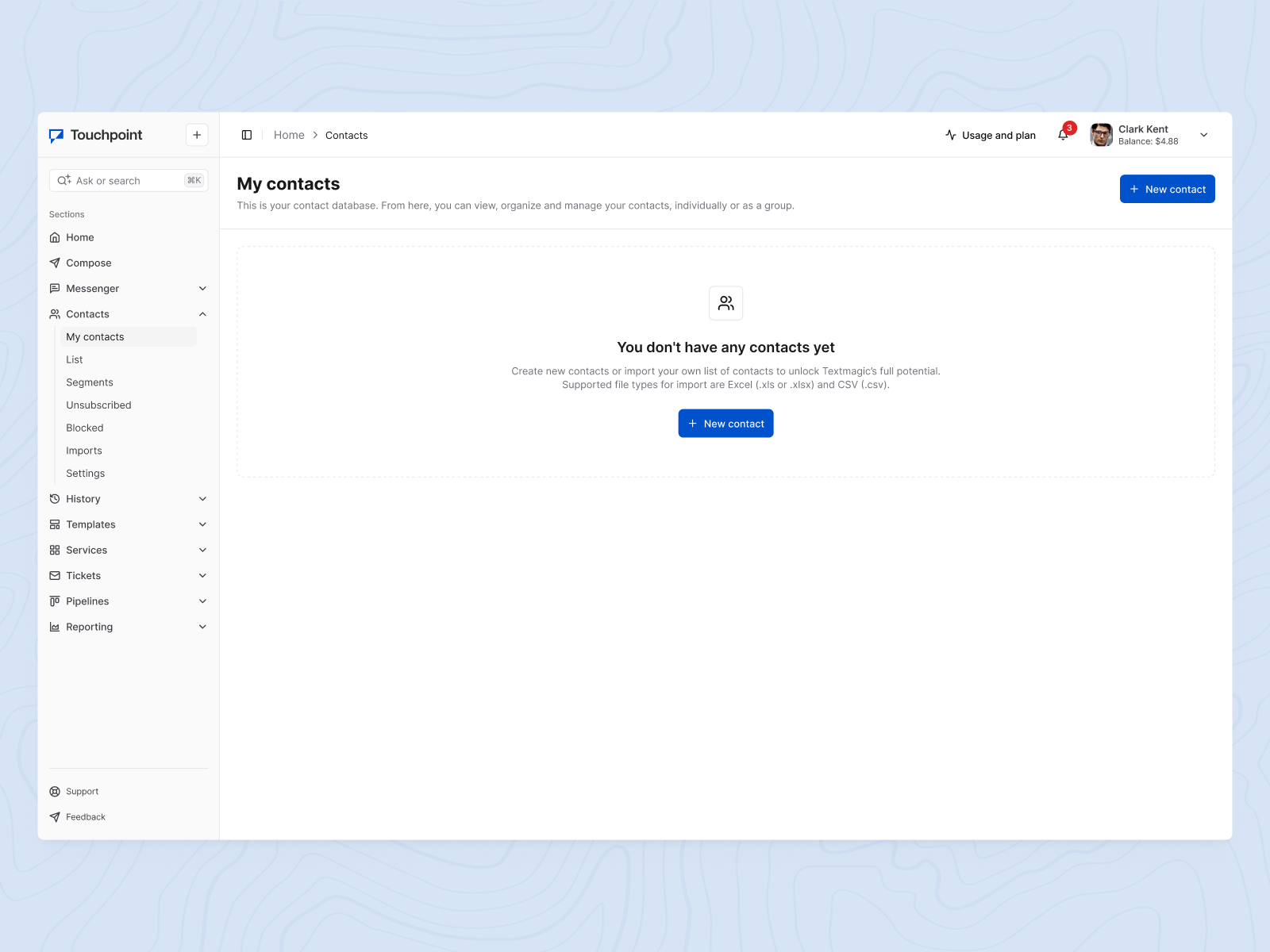 Contact Management — Rethinking the Core CRM Experience by Stetsenko Igor on Dribbble