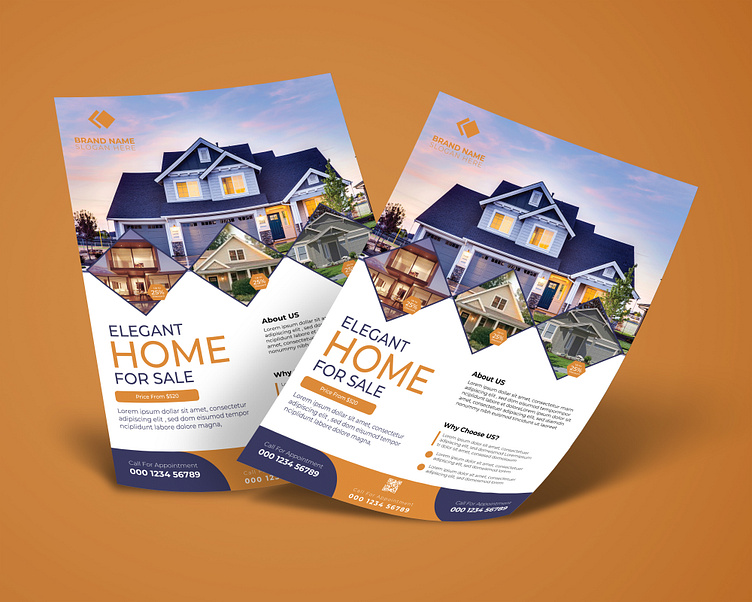 Real Estate Flyer Design For Housing by Md Sumon Ahmed Bhuiyan on Dribbble