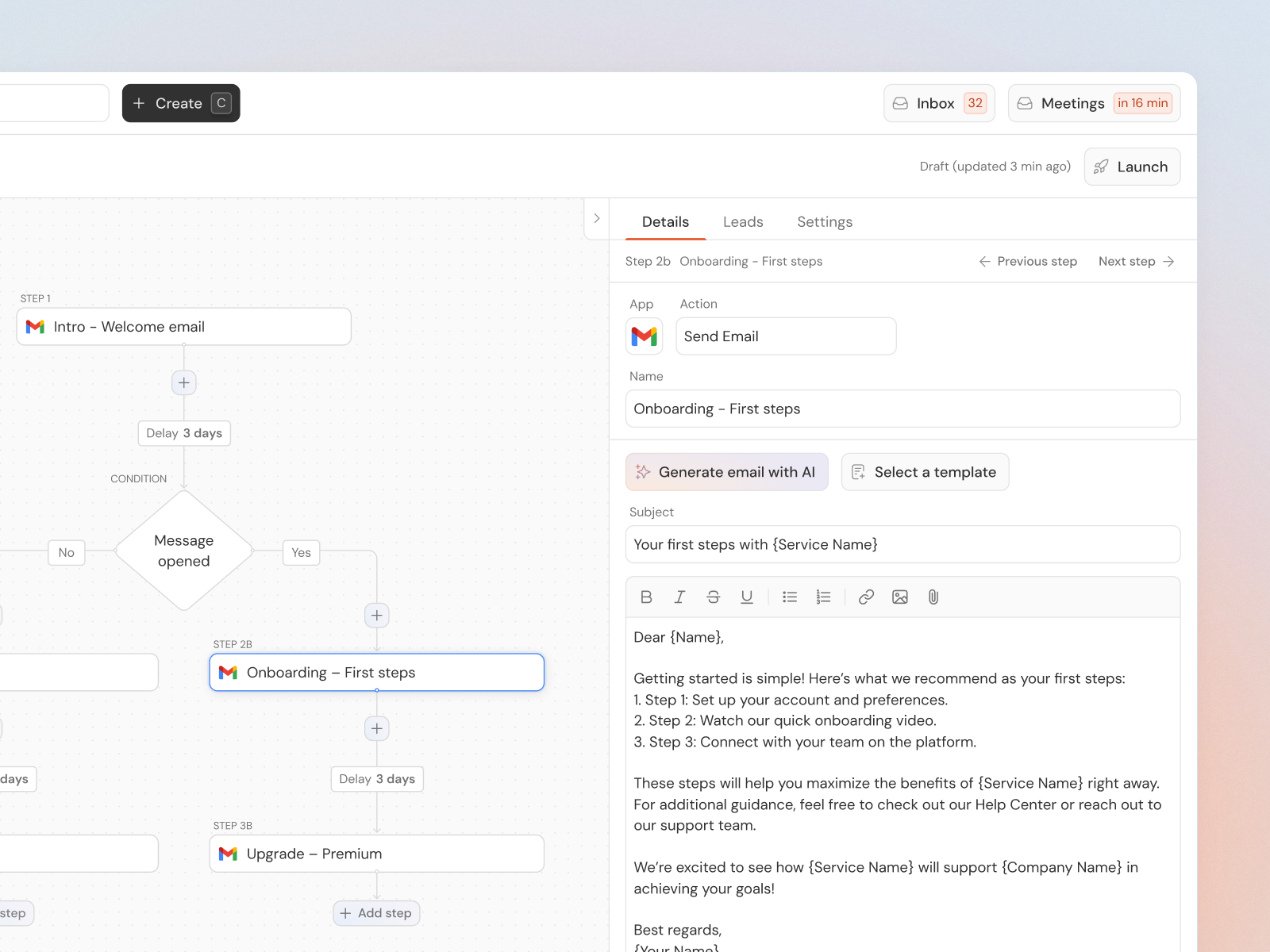 Flow Builder | Web App | Side bar | UI by Agata on Dribbble