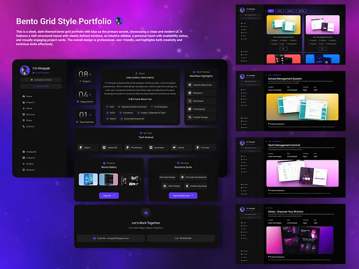 Browse thousands of Bento Grid Portfolio images for design inspiration ...
