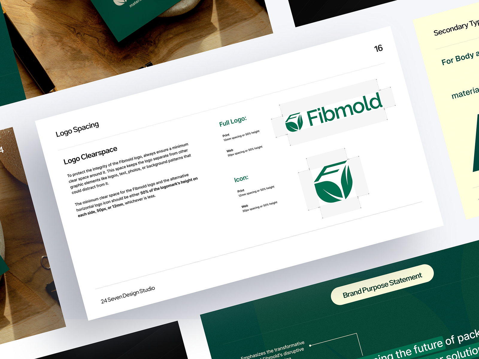 Sustainable Brand Identity Design for Fibmold by Porush / 24Seven ...