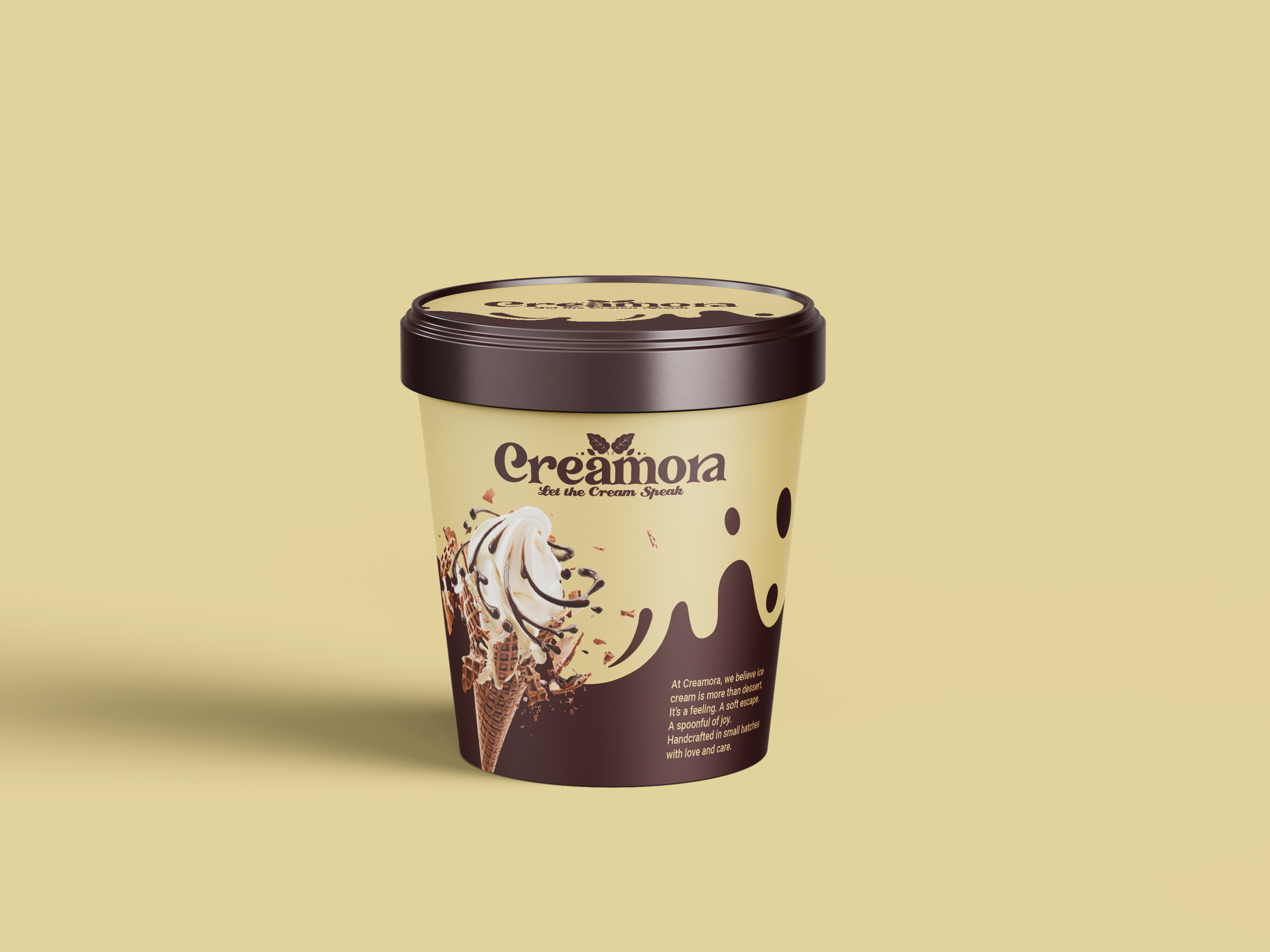 Ice Cream Jar Label Design by Muhammad Akash on Dribbble
