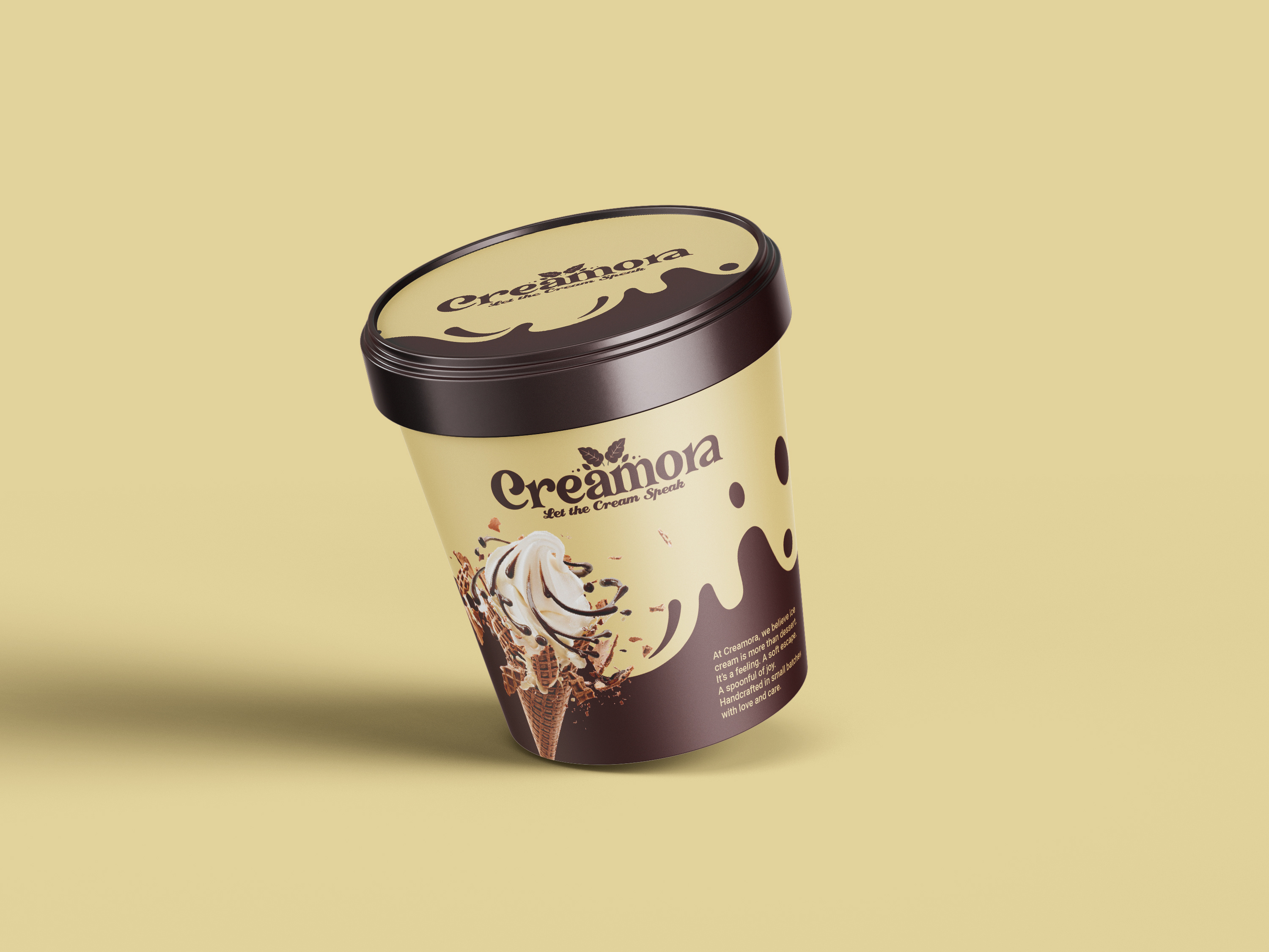 Ice Cream Jar Label Design by Muhammad Akash on Dribbble