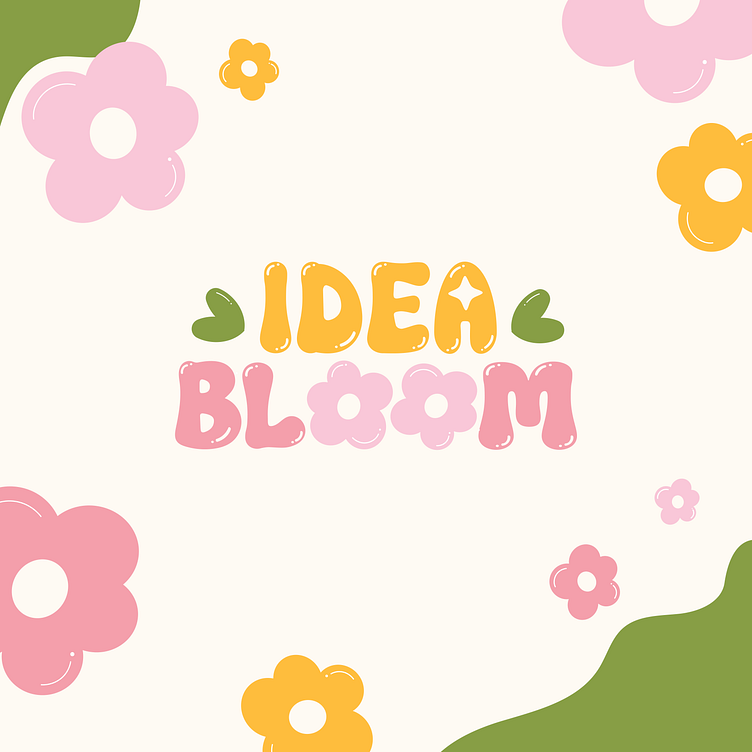 Idea Bloom Logo Design by Khin linn Htet on Dribbble
