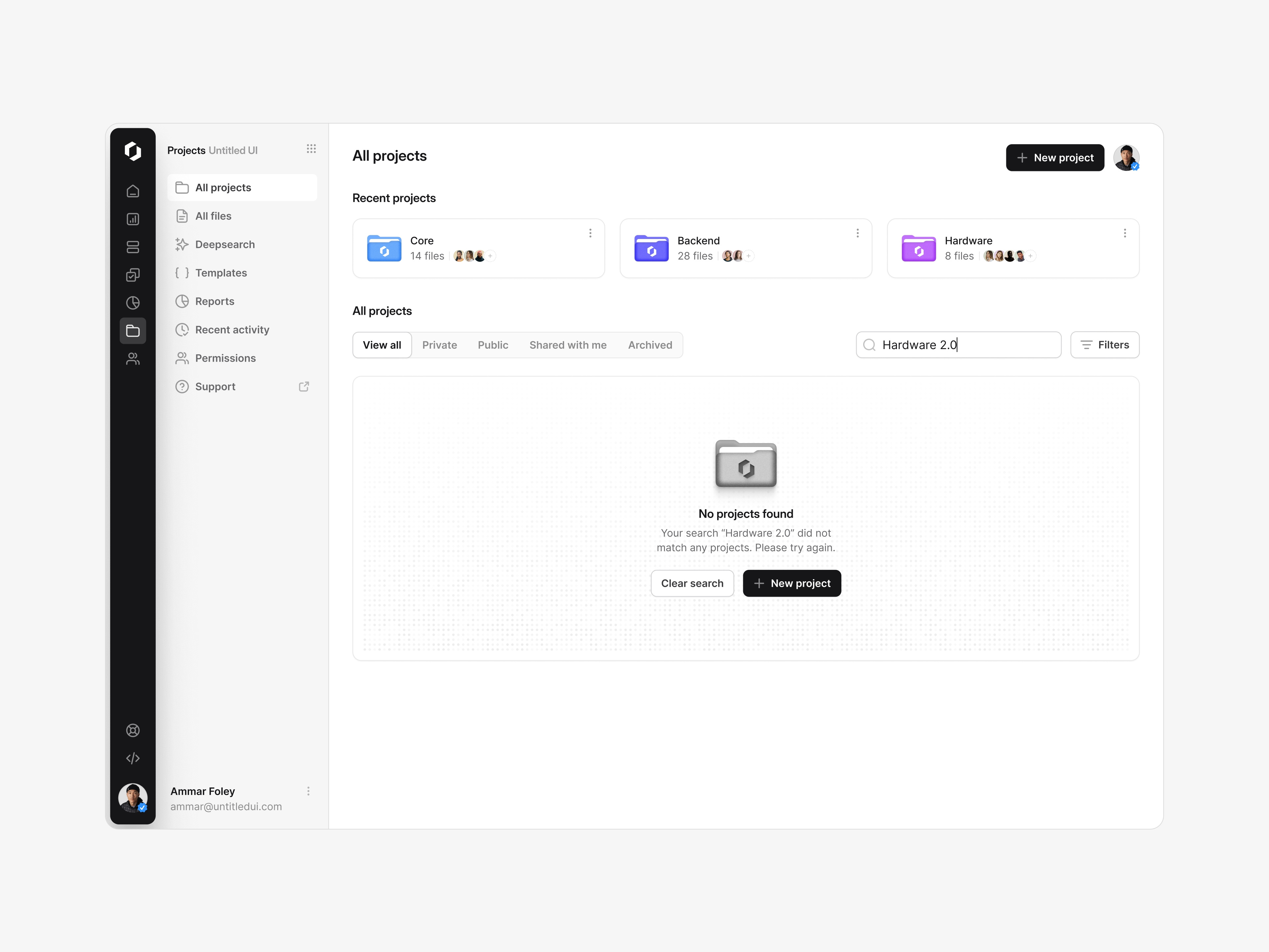 Projects empty state — Untitled UI by Jordan Hughes® on Dribbble