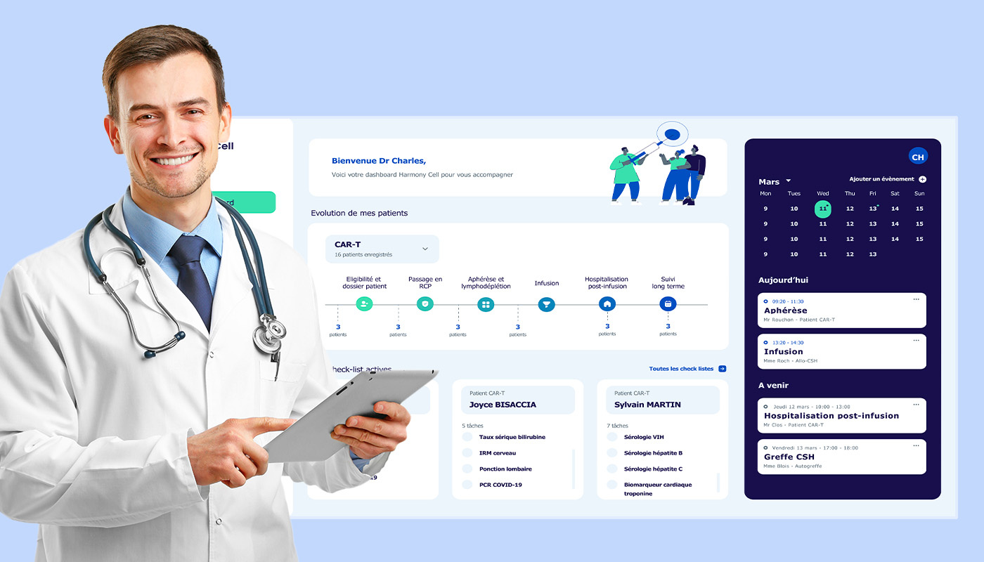 🏥 HarmonyCell - Healthcare Dashboard Design by What'zhat Agency on Dribbble