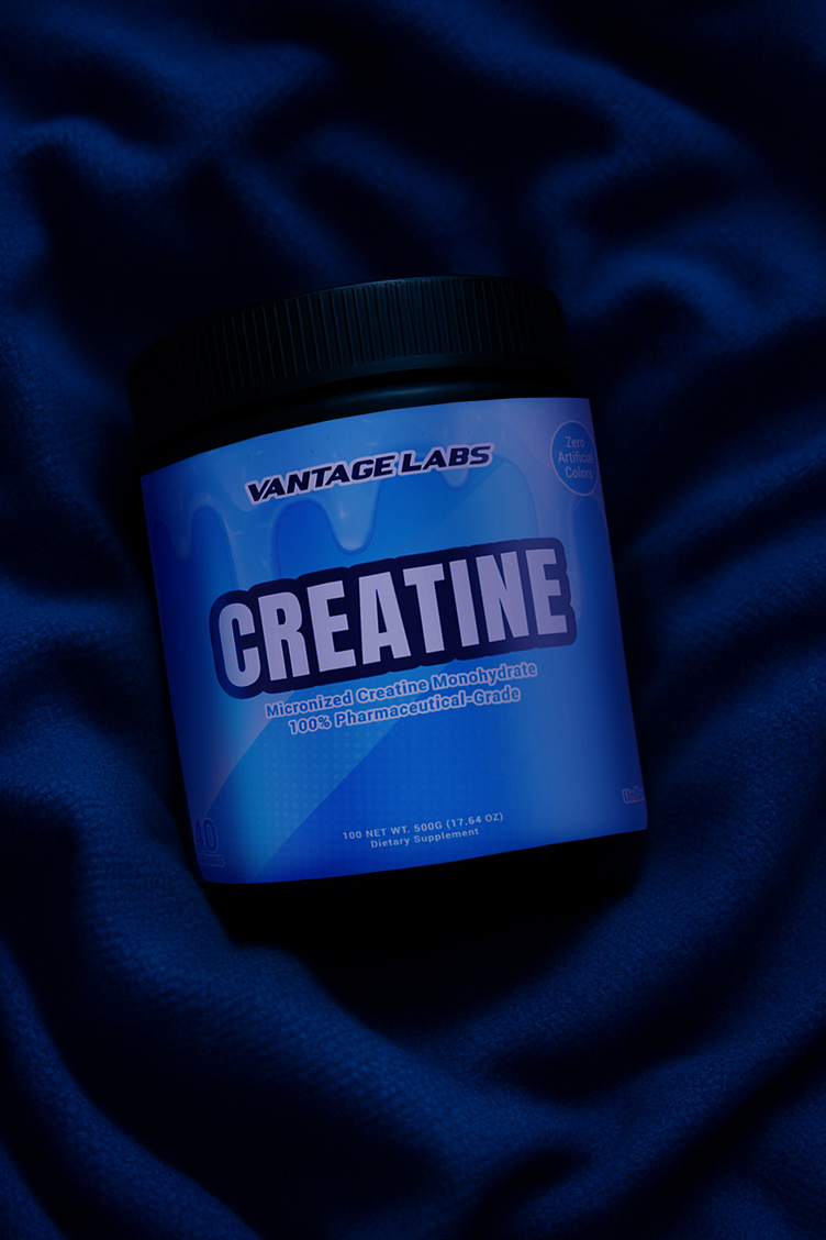Creatine Supplement Label & Packaging Design by Mostakim Ahamed on Dribbble