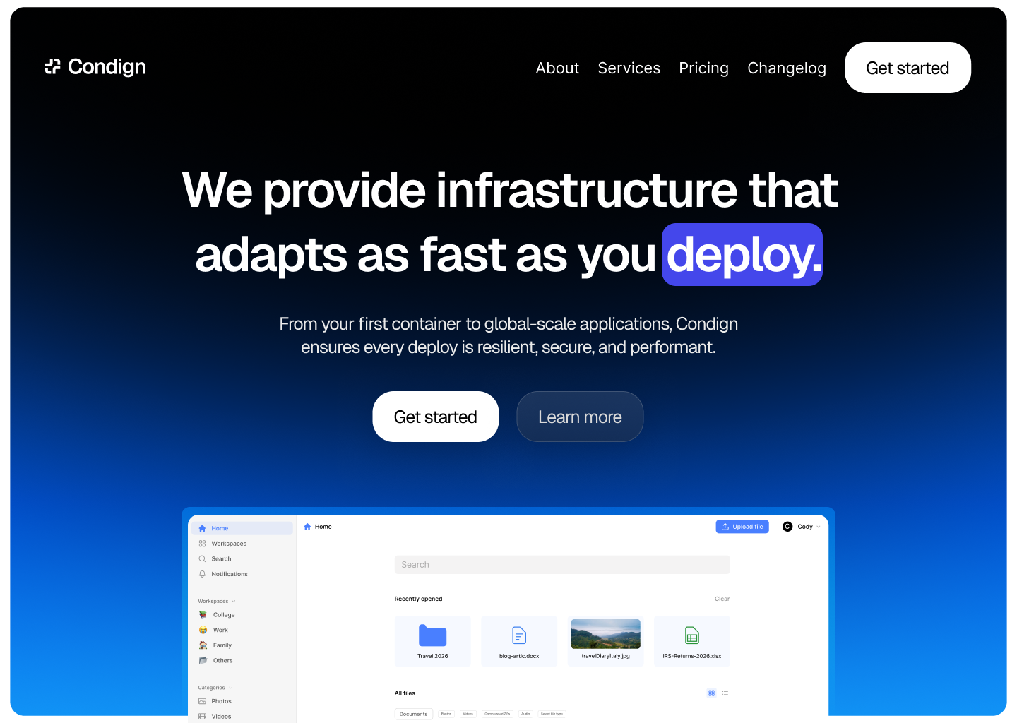 Condign - Cloud Host Brand Identity by Goldrift Studio on Dribbble