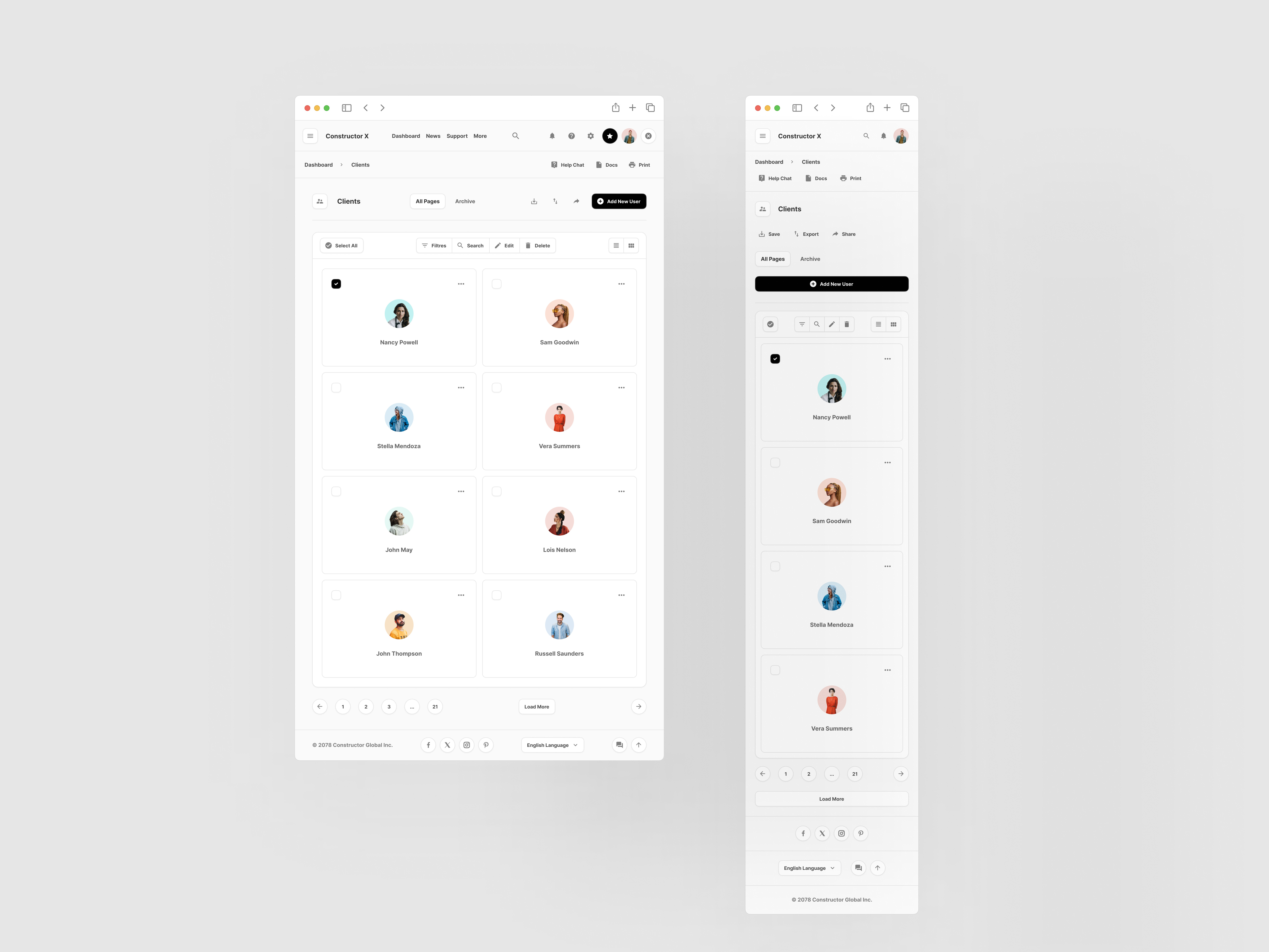 Users Dashboards Constructor X 6.0 for Figma by Live Spline one on Dribbble