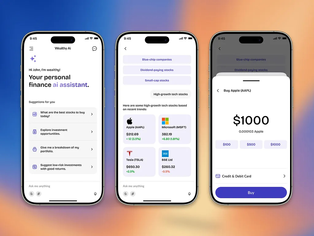 Ai Powered Personal Finance Assistant By Radhika Gadhiya On Dribbble