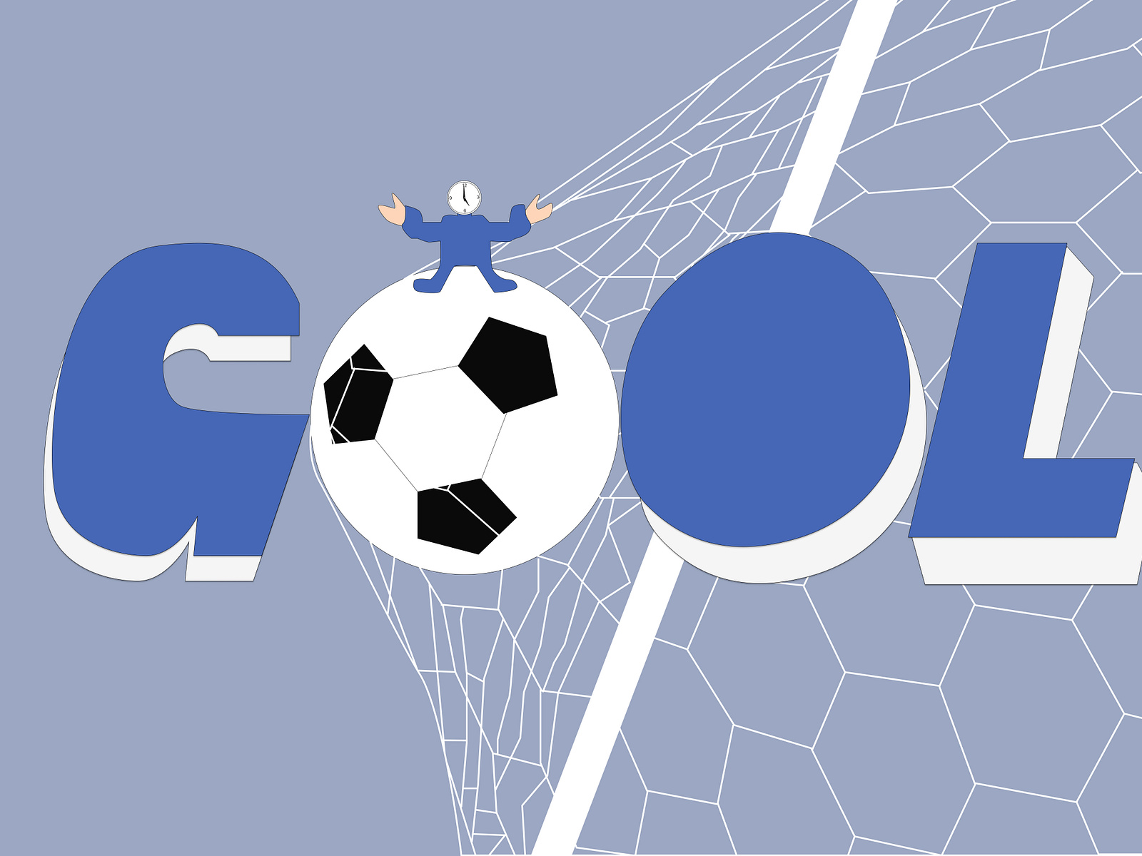 Man gool soccer ball by hendrizvd on Dribbble
