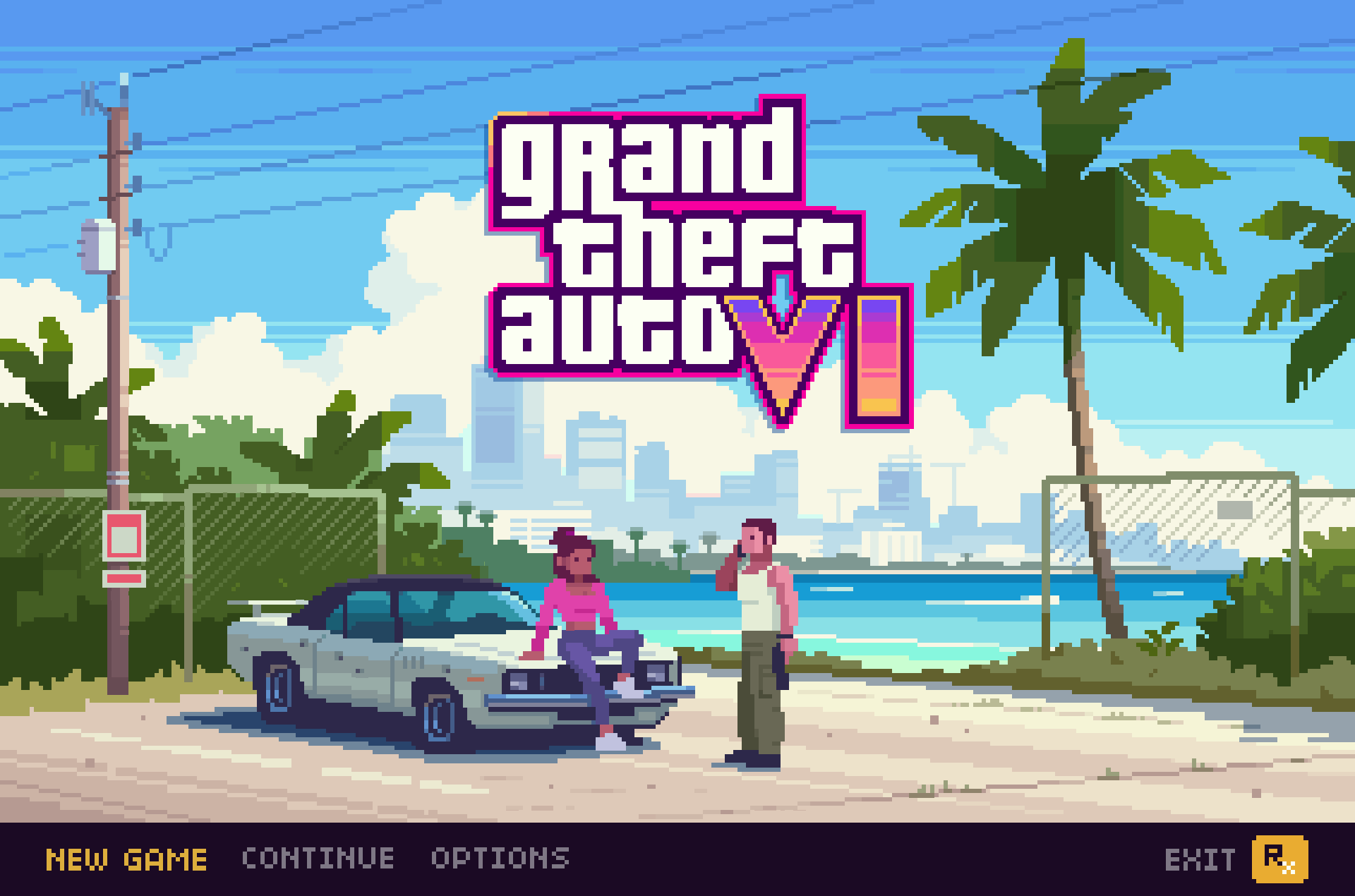 GTA 6 - Retro Style by Romain Courtois on Dribbble