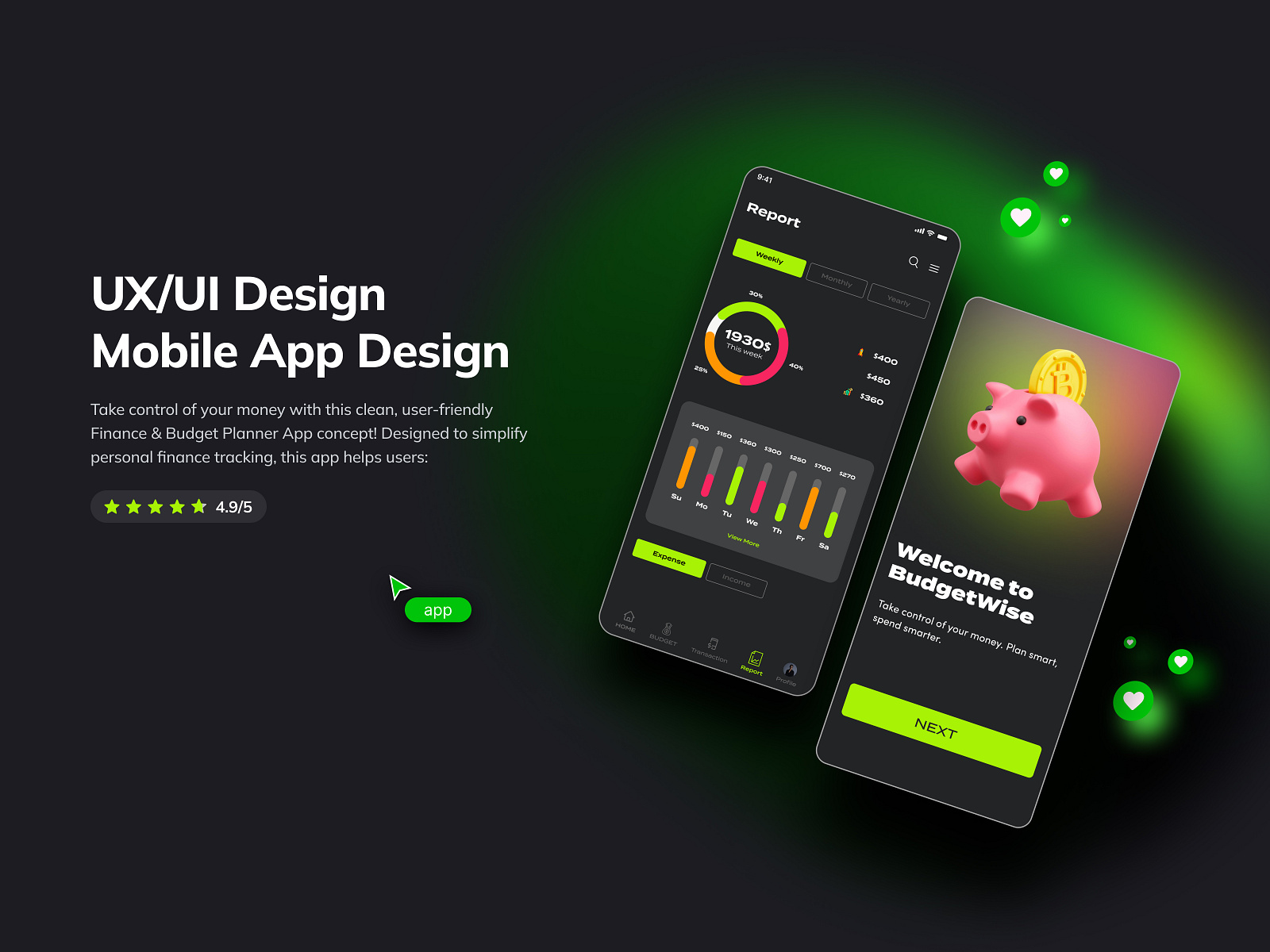 💰 Smart Finance App UI Design – Budgeting Made Easy by Md Solayman on ...