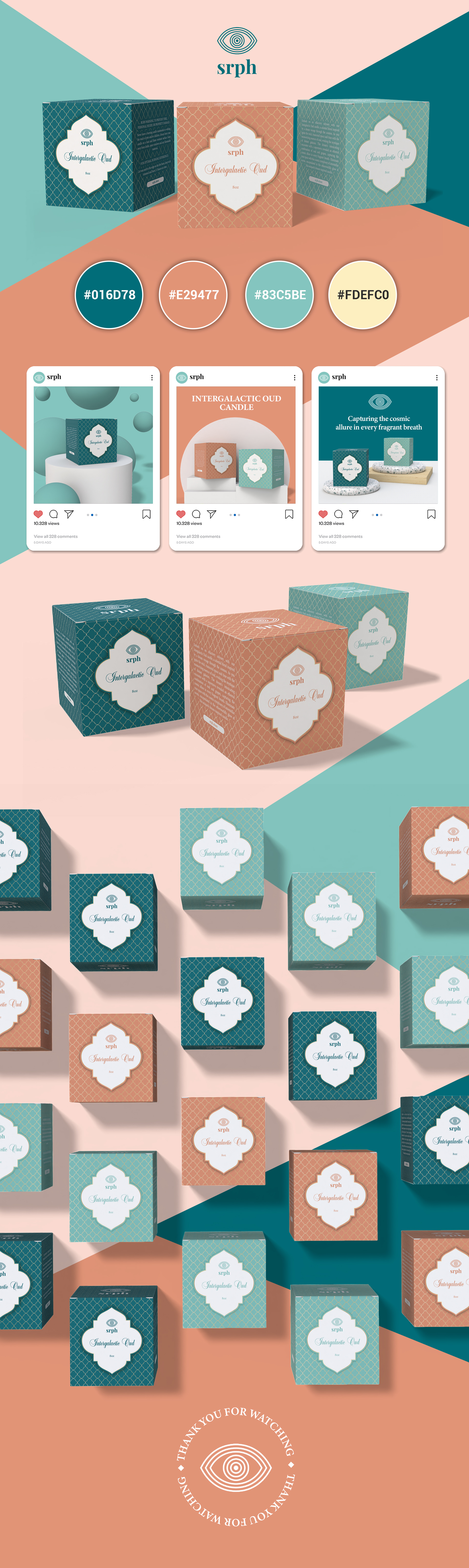 Intergalactic Oud Candle - Packaging by Sharmila Authoi on Dribbble