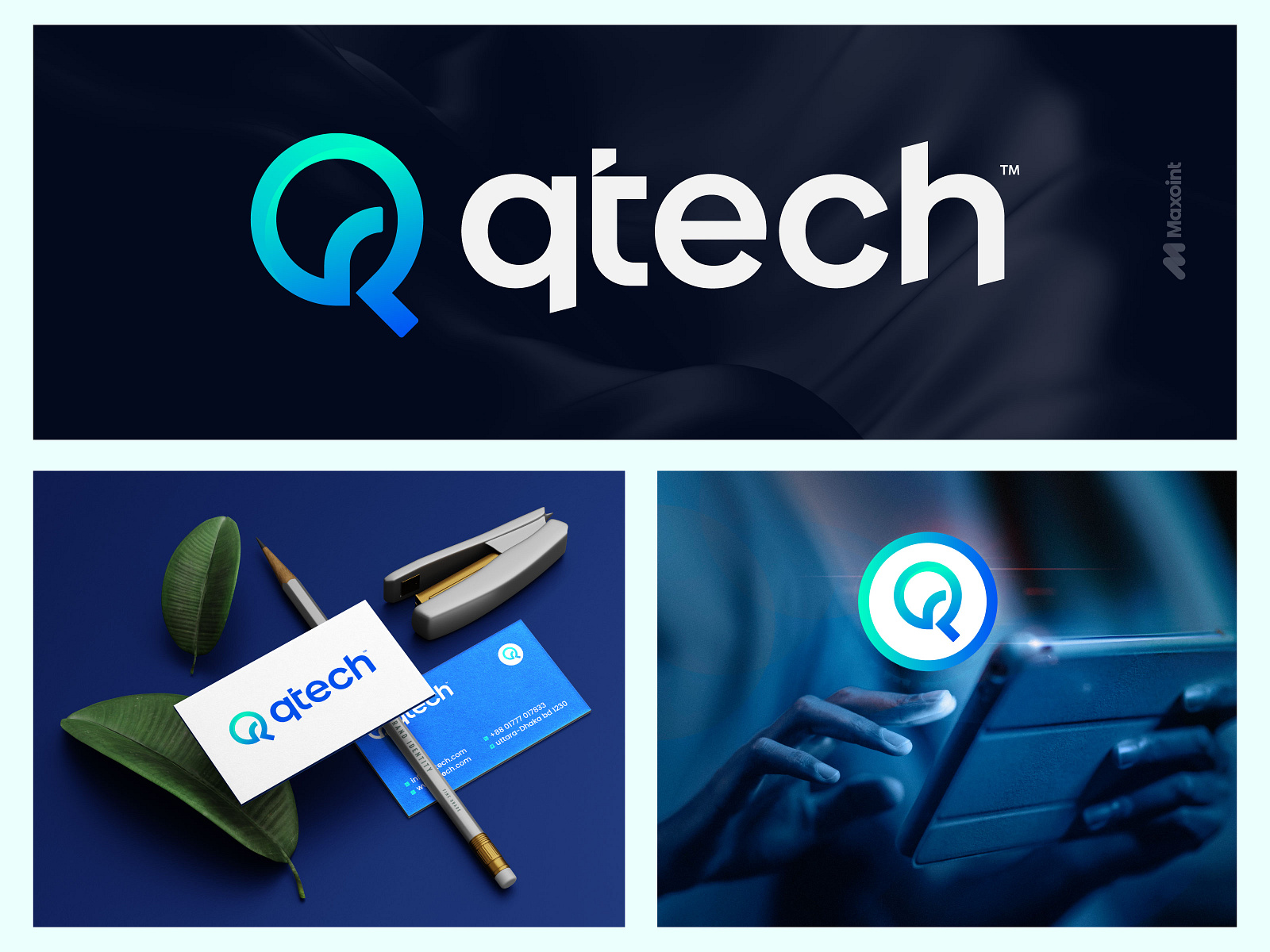 Q Technology Logo Design | Tech Logo | Crypto Logo | Blockchain by ...