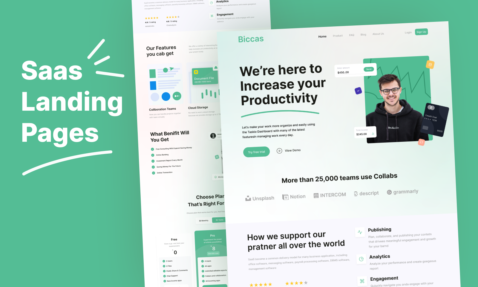 Browse thousands of Landing Sass images for design inspiration | Dribbble