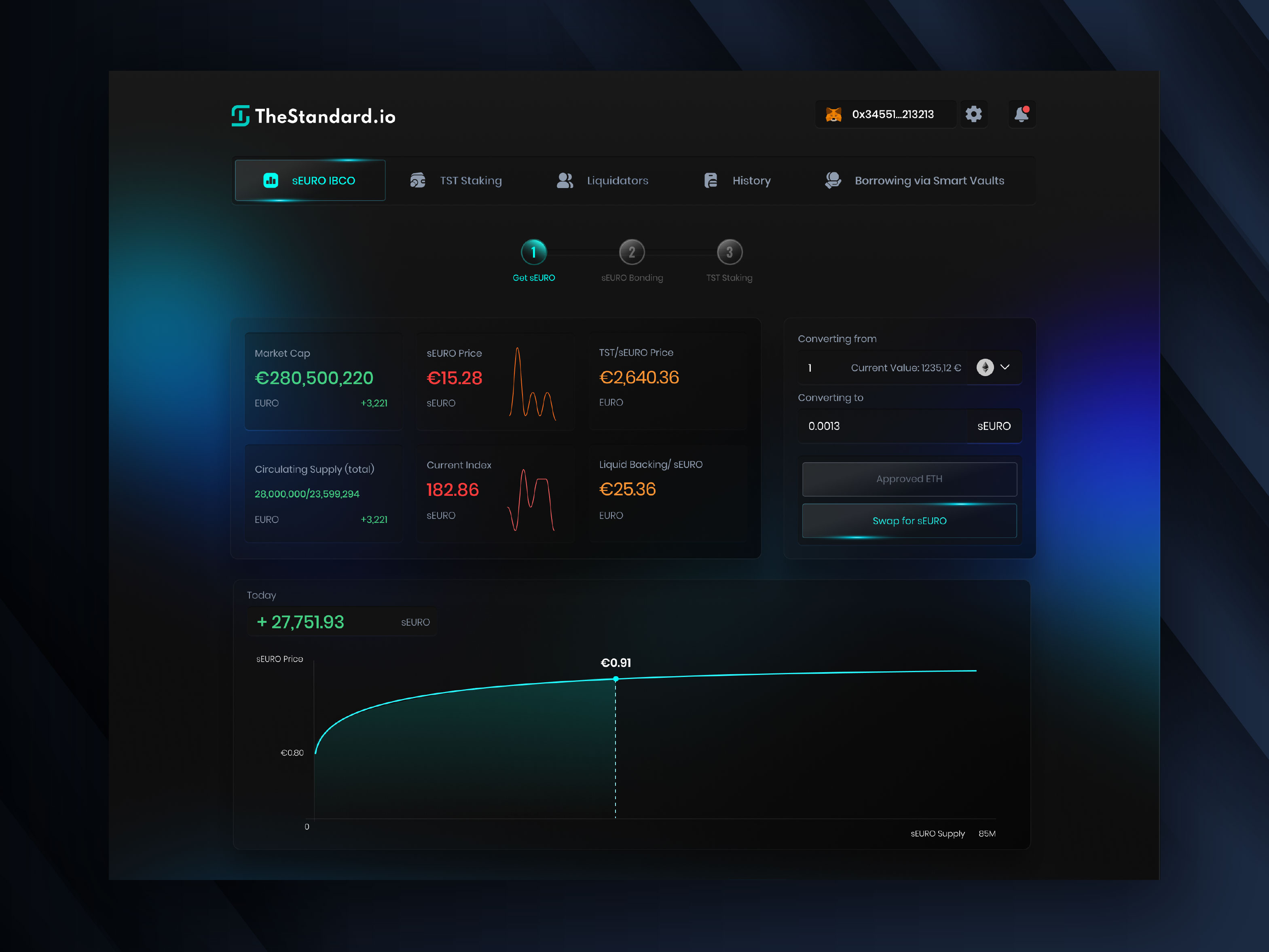 UI UX Dashboard for Crypto Smart Vaults & Lending Platform by Extej UI UX Design Agency on Dribbble