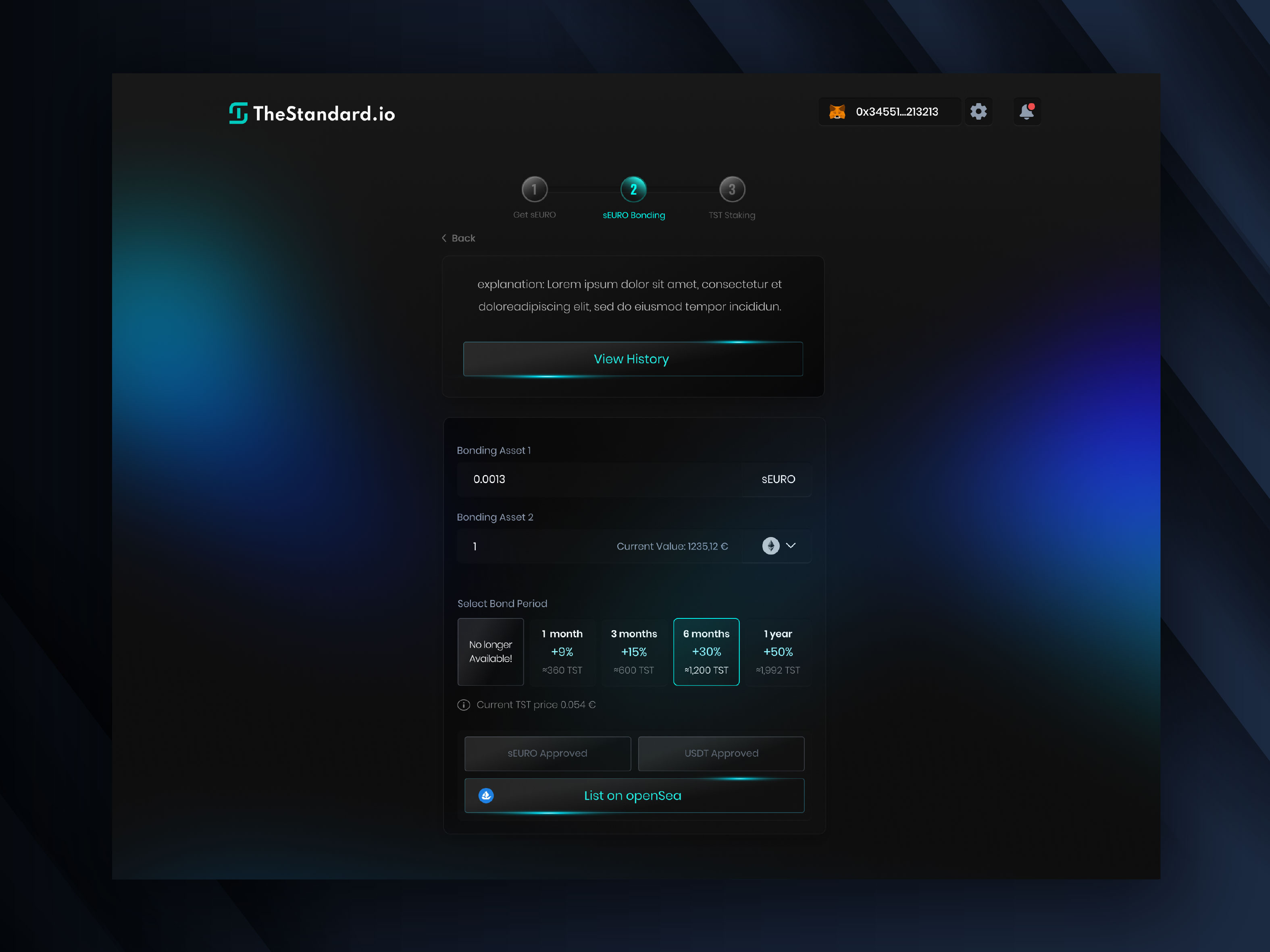 UI UX Dashboard for Crypto Smart Vaults & Lending Platform by Extej UI ...