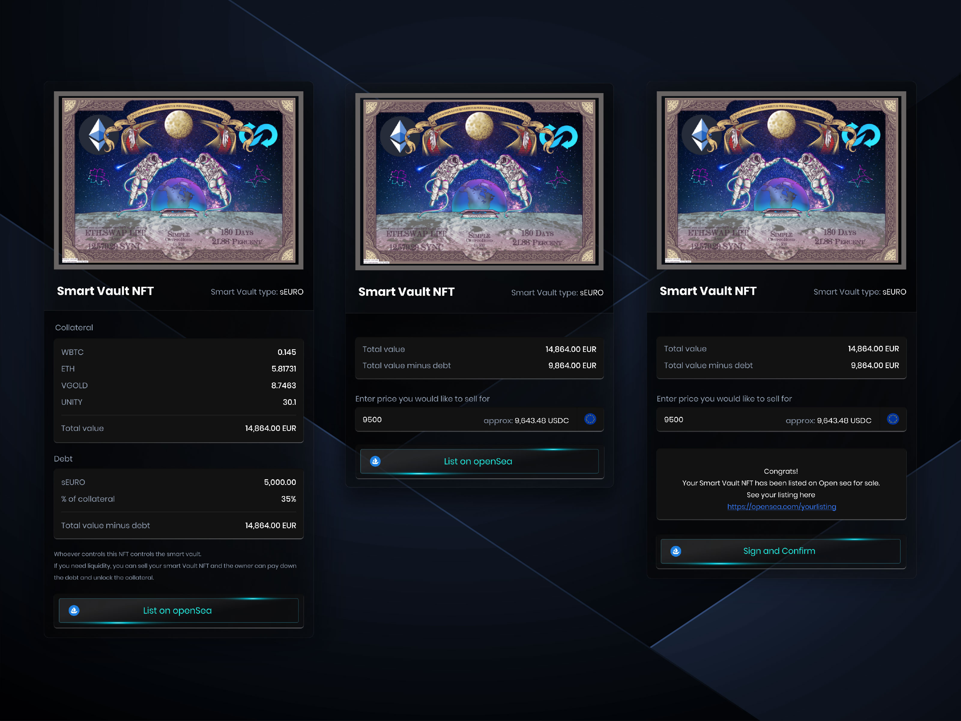 UI UX Dashboard for Crypto Smart Vaults & Lending Platform by Extej UI UX Design Agency on Dribbble