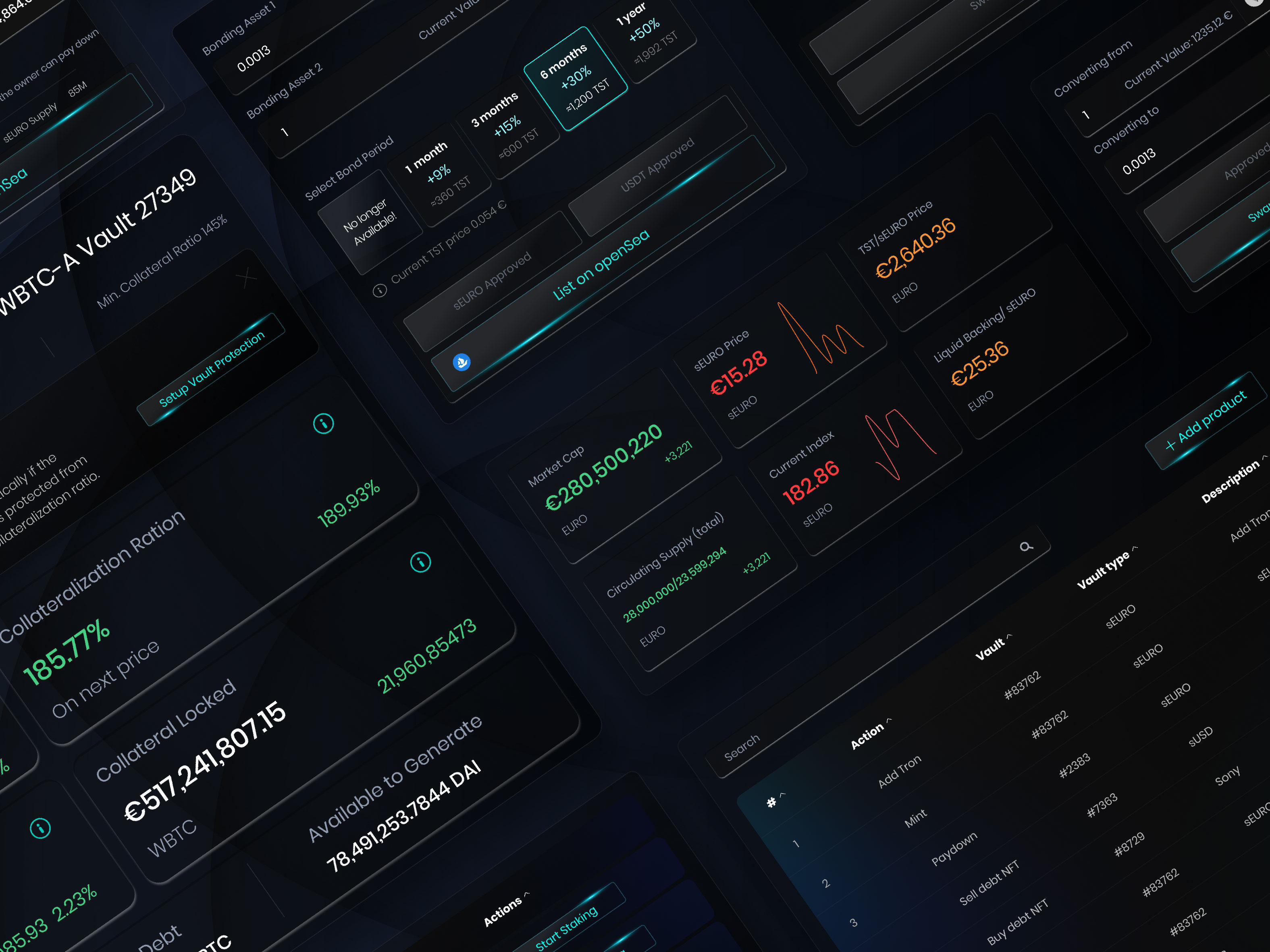 UI UX Dashboard for Crypto Smart Vaults & Lending Platform by Extej UI UX Design Agency on Dribbble