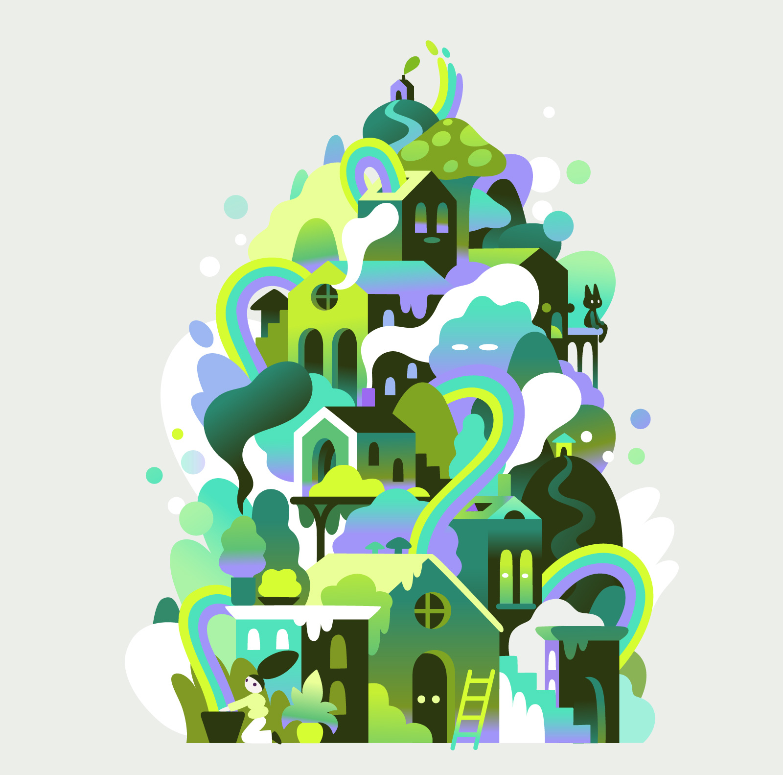 Cityscape#7 by Alexandra Zutto on Dribbble