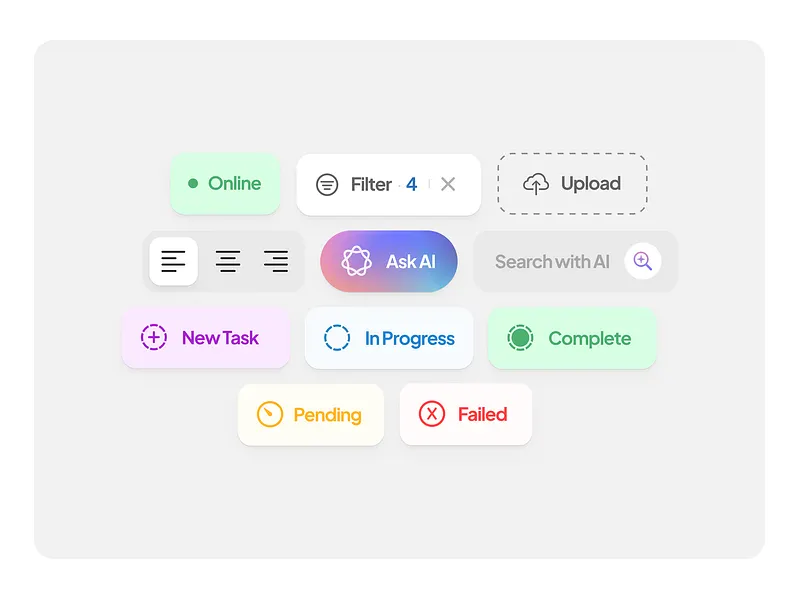 Browse thousands of Status Button images for design inspiration | Dribbble