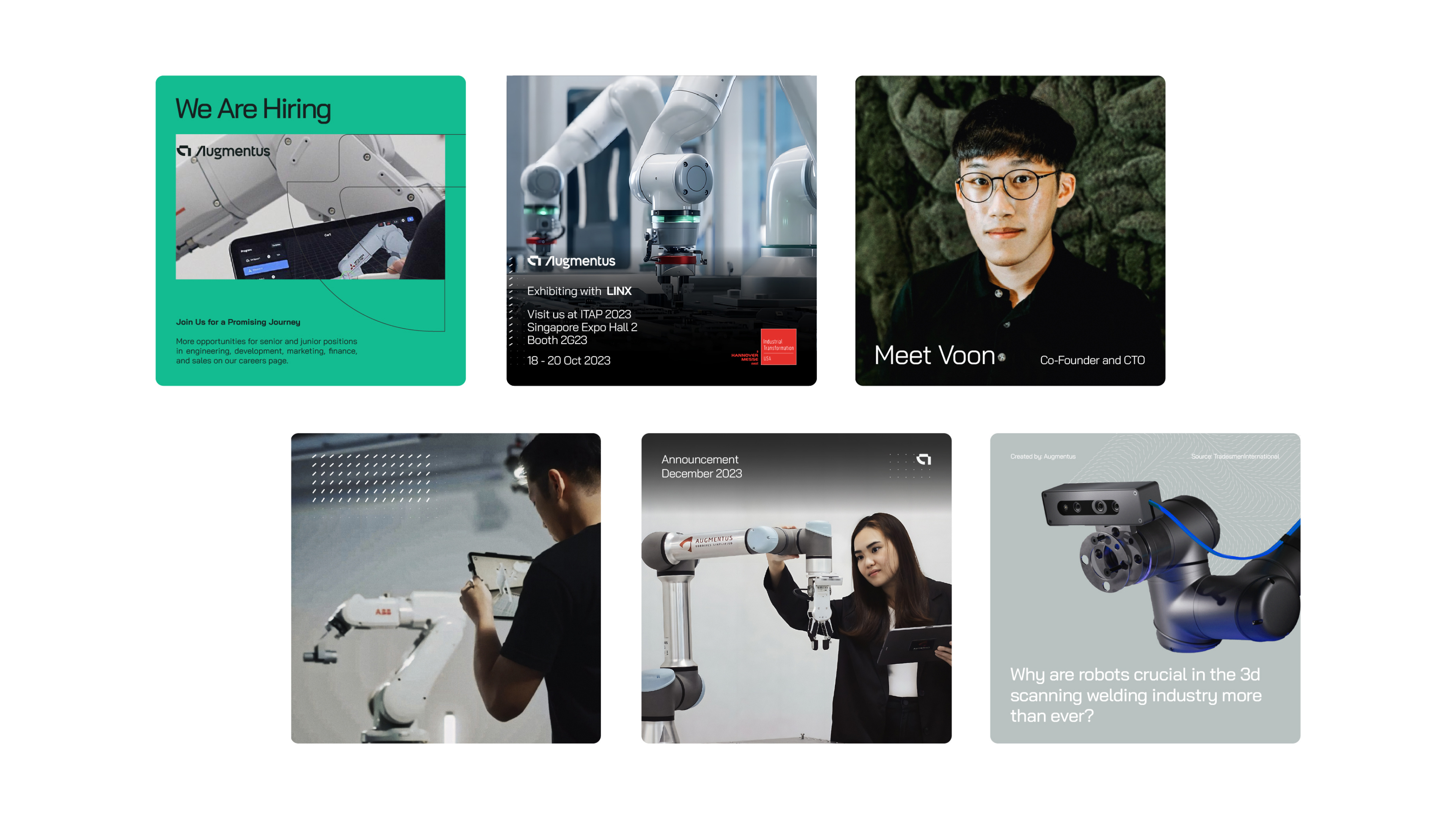 Augmentus / Brand Identity / Robotics by Dmitry Zmiy® ⚡️ Branding / Web ...