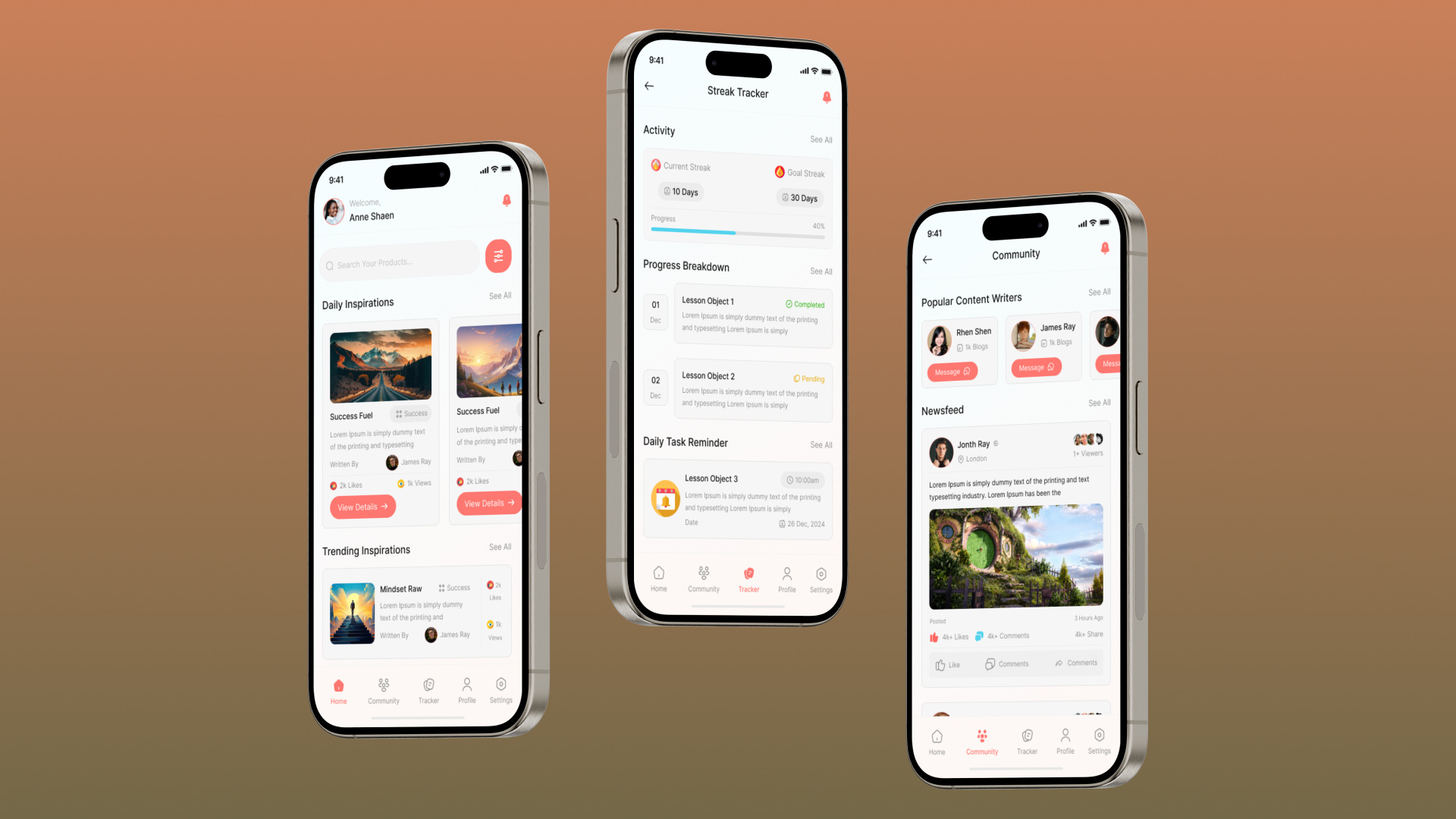 Activity App Design designs, themes, templates and downloadable graphic ...