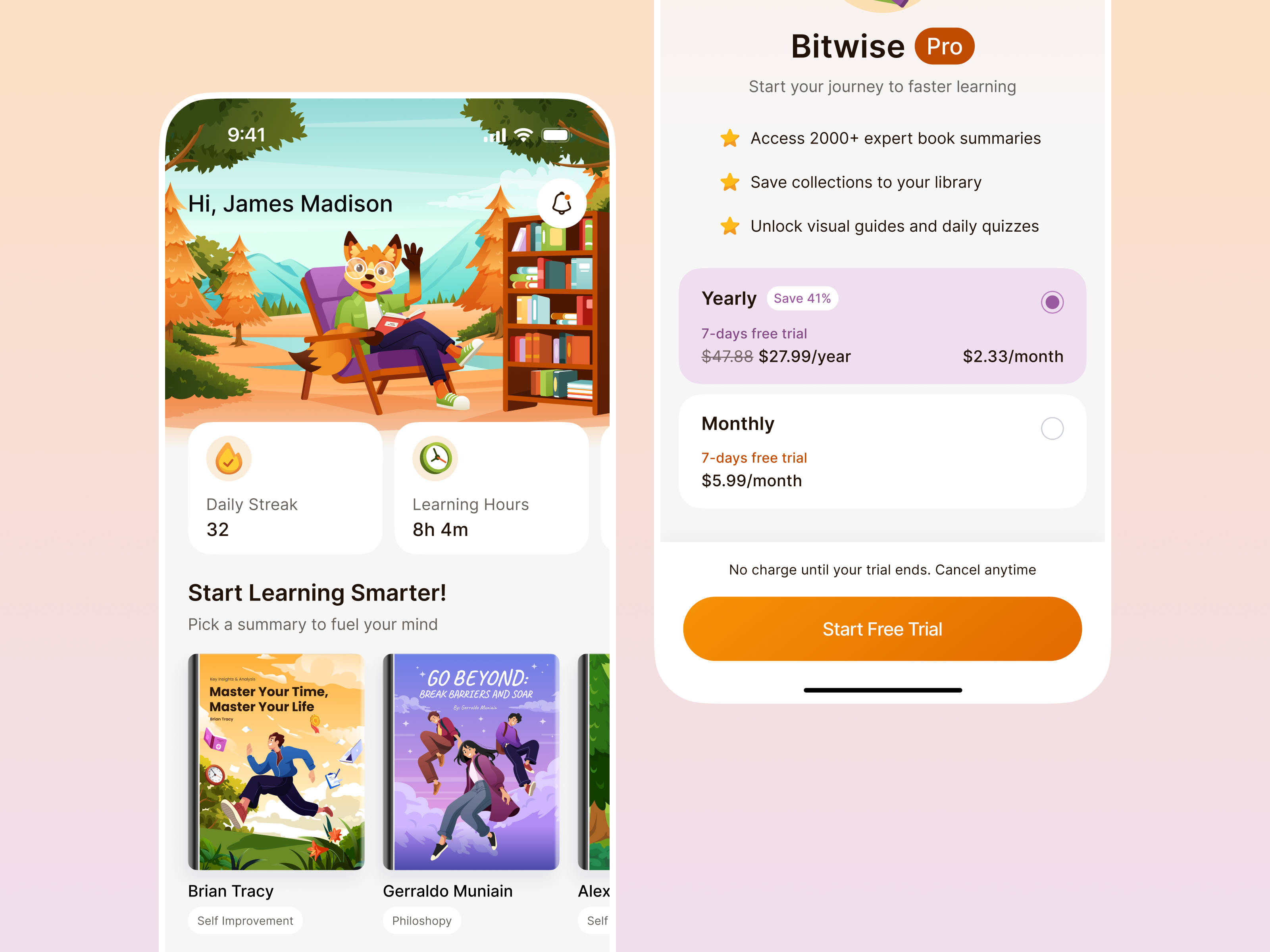 Bitwise - Microlearning App 📖 by Orely on Dribbble