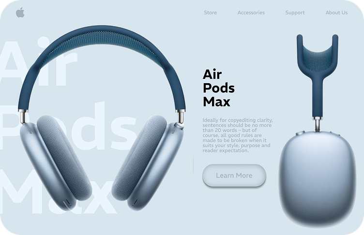 Buy AirPods Max | Design | Website by Vinay.Studio on Dribbble