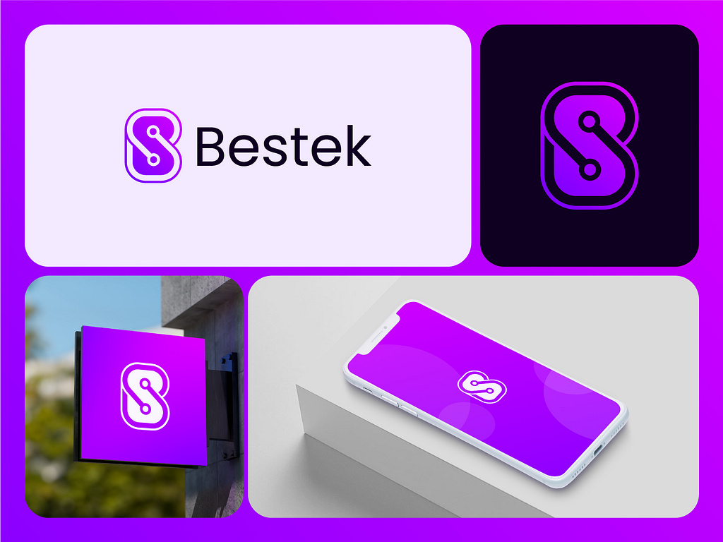 Letter B Tech Logo by Brandfair on Dribbble