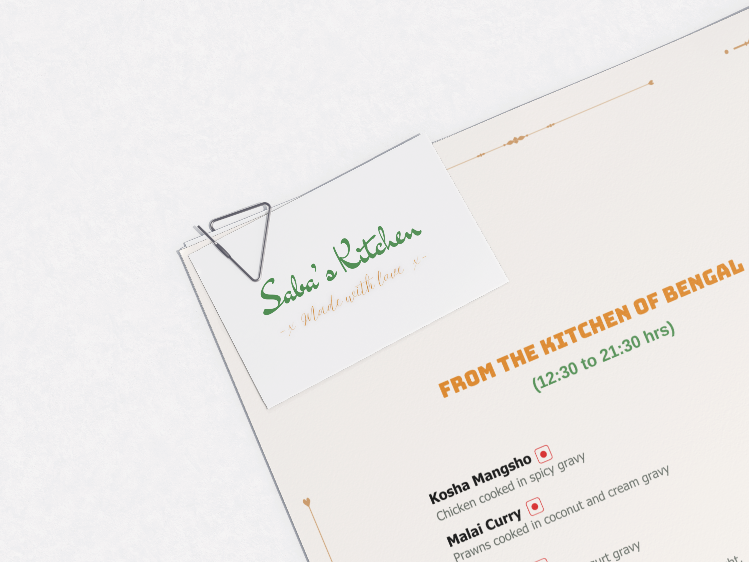 Logo Design: Saba’s Kitchen by Amulya Jonnala on Dribbble