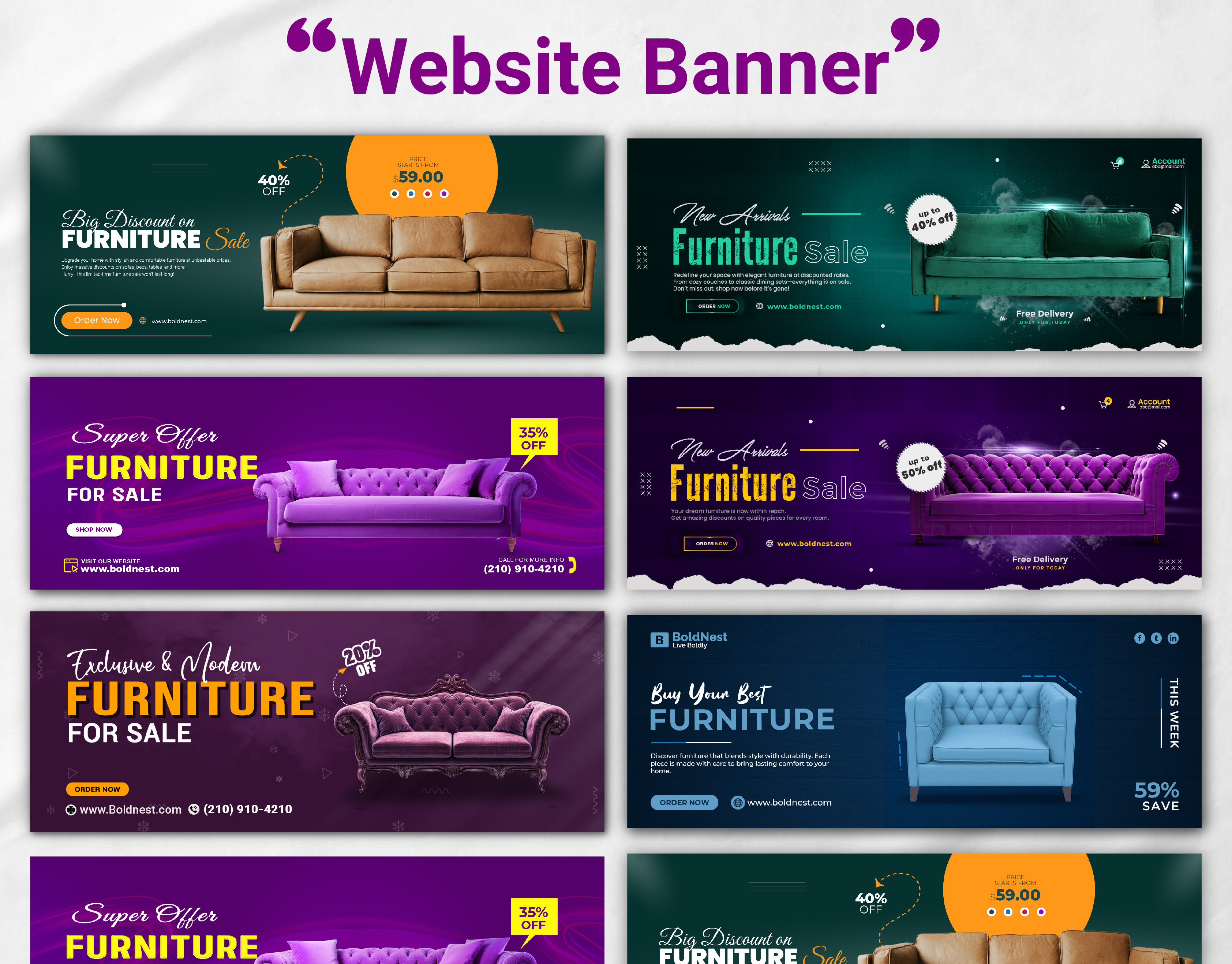 Browse thousands of Sofa Banner images for design inspiration | Dribbble