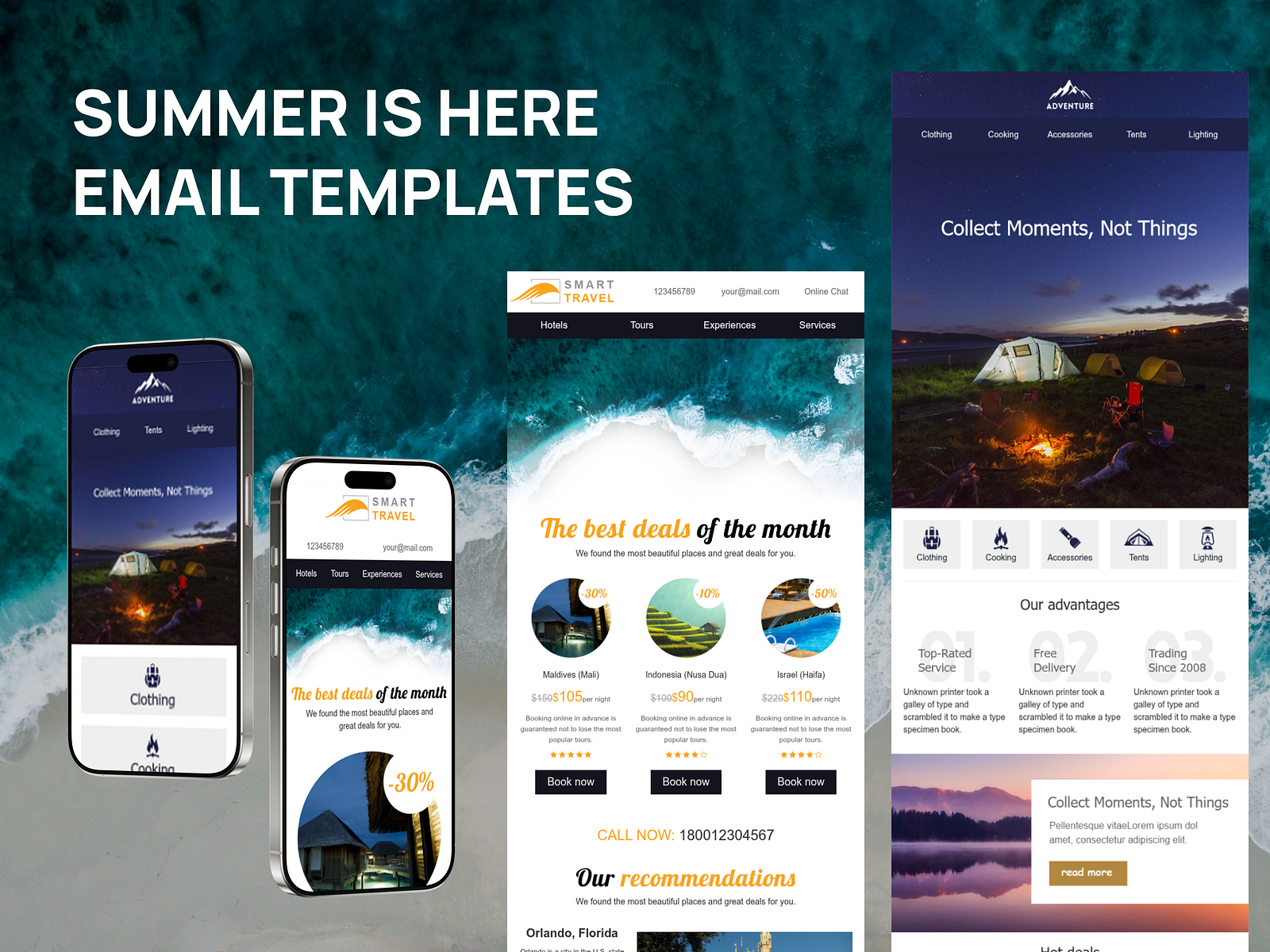 Summer Email Templates by Stripo Email on Dribbble