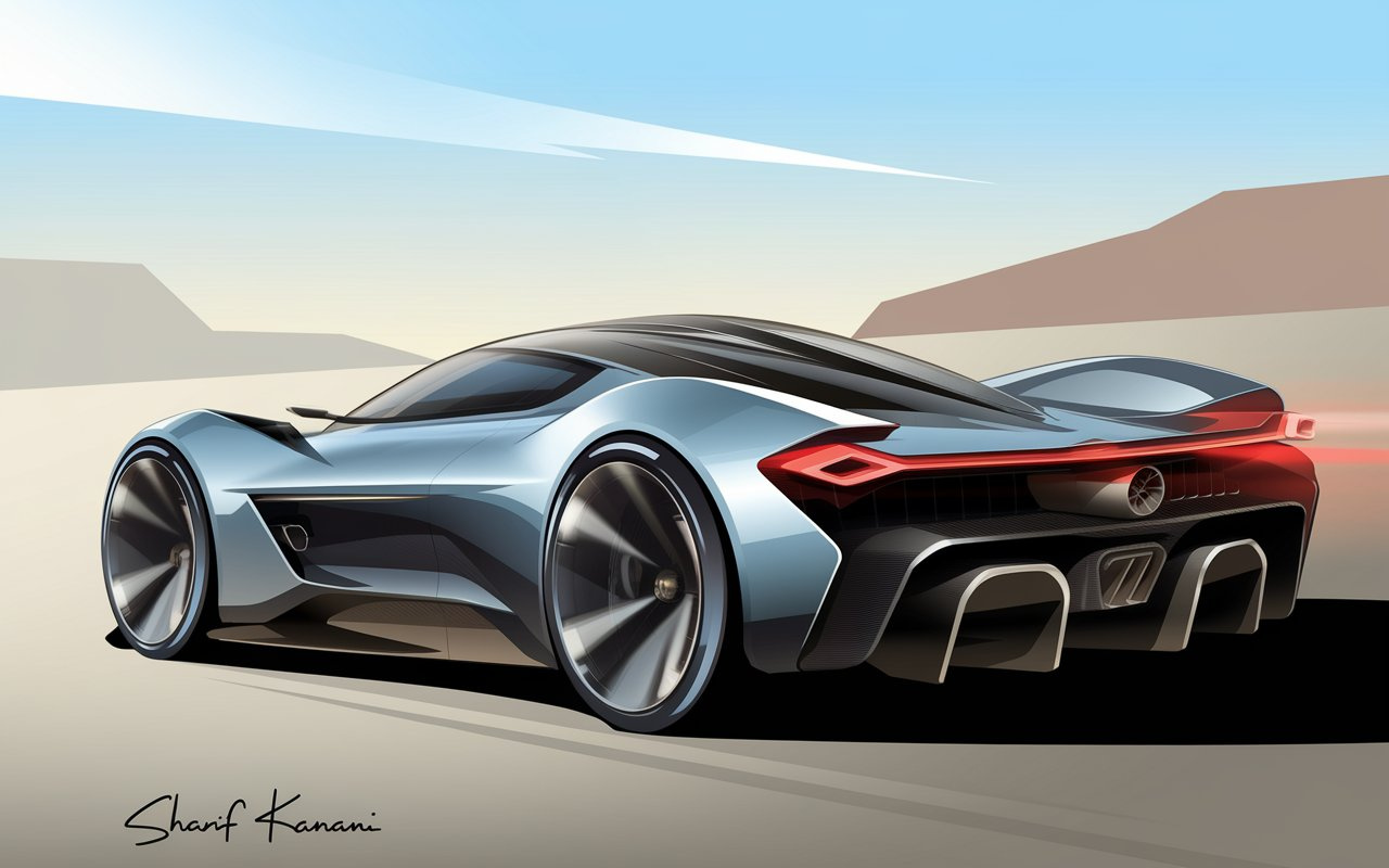 Brilliance Hypercar Exterior Design Sketch By: Sharif Kanani by Sharif ...