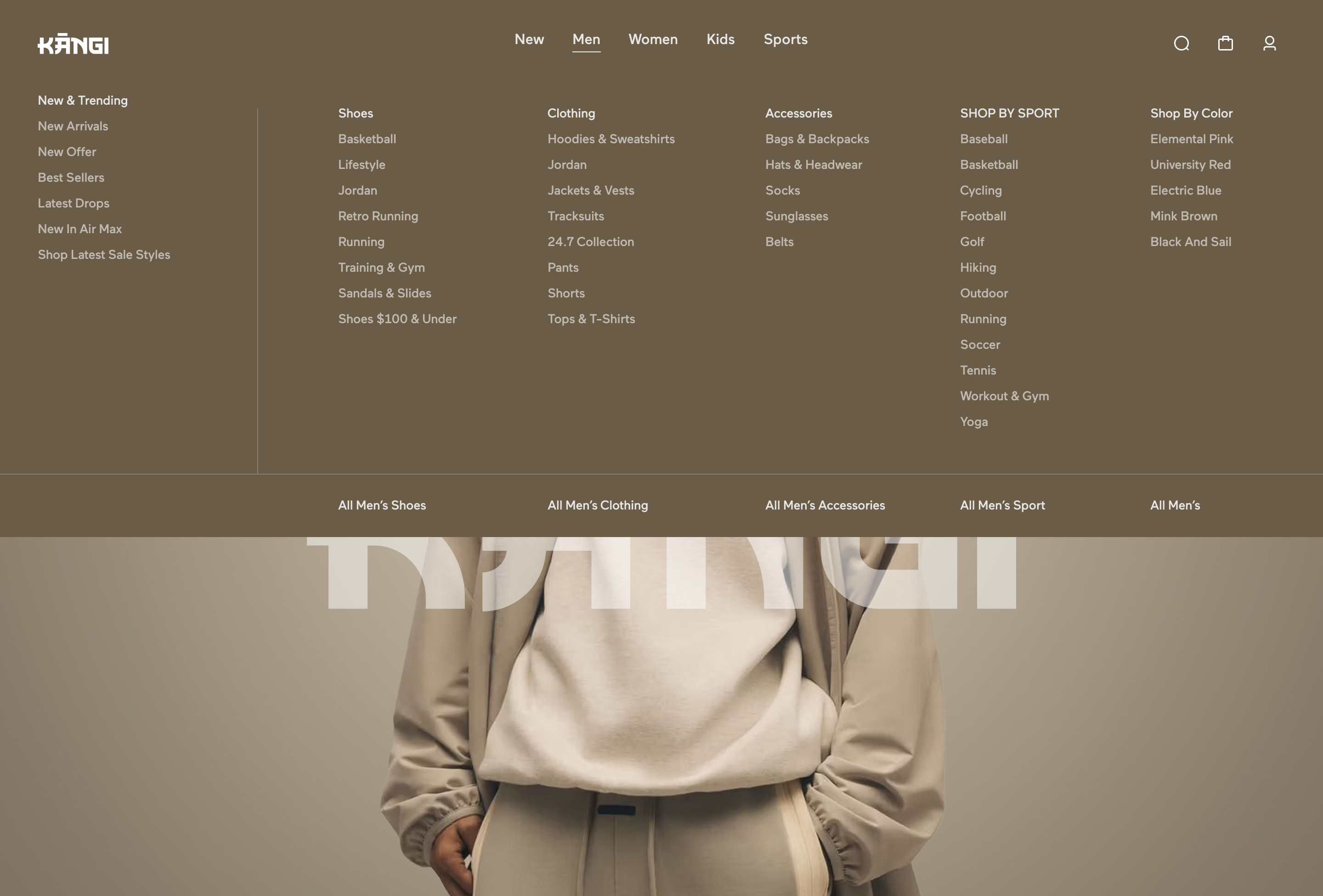 Fashion Website Mega Menu/ Mega Navbar/ Mega Dropdown UIUX by Efat Khan ...