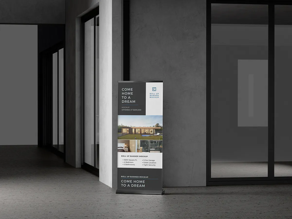 Browse thousands of Roll Up Banner Design Mockup images for design ...