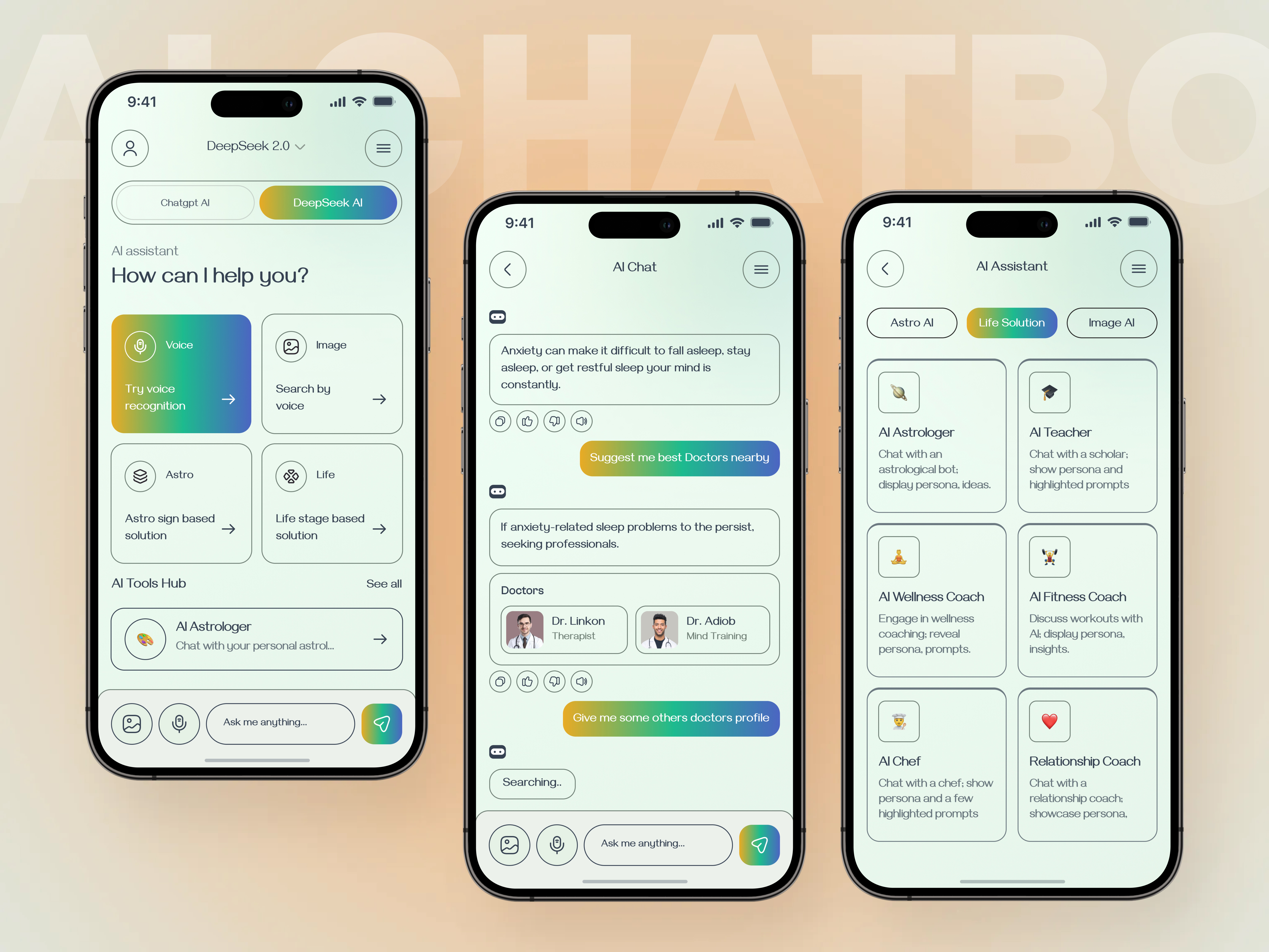 Browse thousands of Chatbot UI Mobile images for design inspiration ...