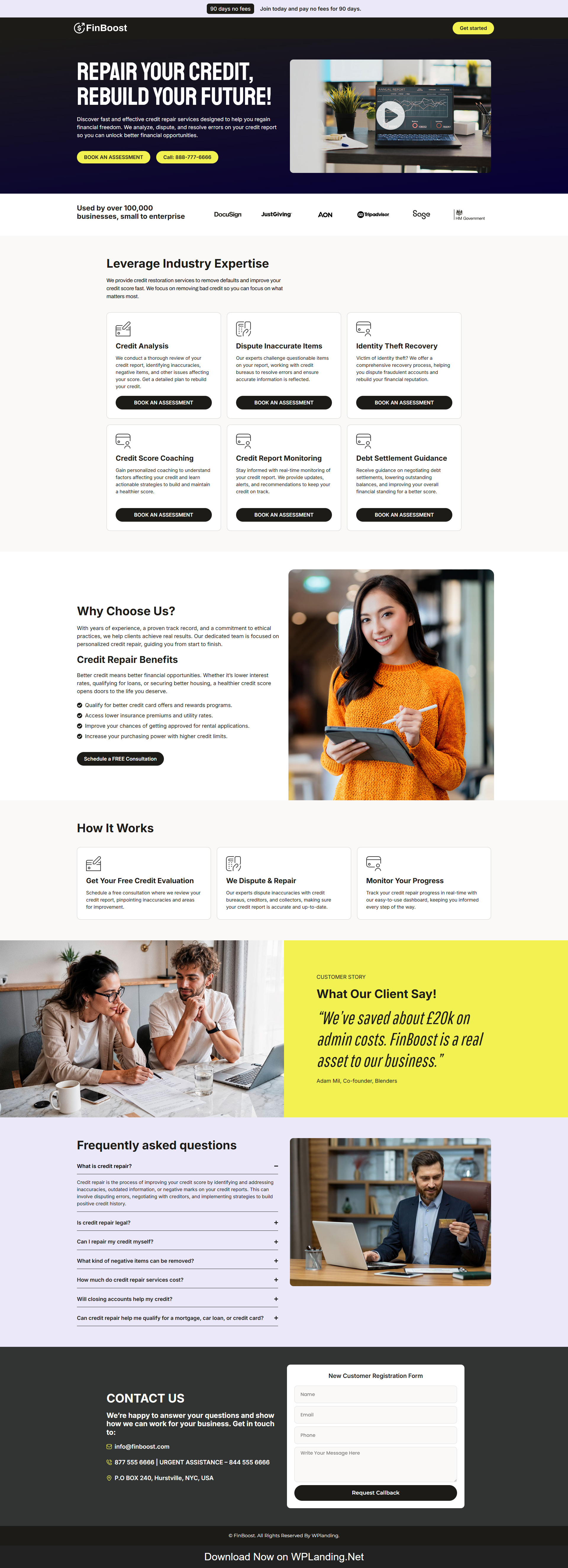 Browse thousands of Credit Repair Website images for design inspiration ...