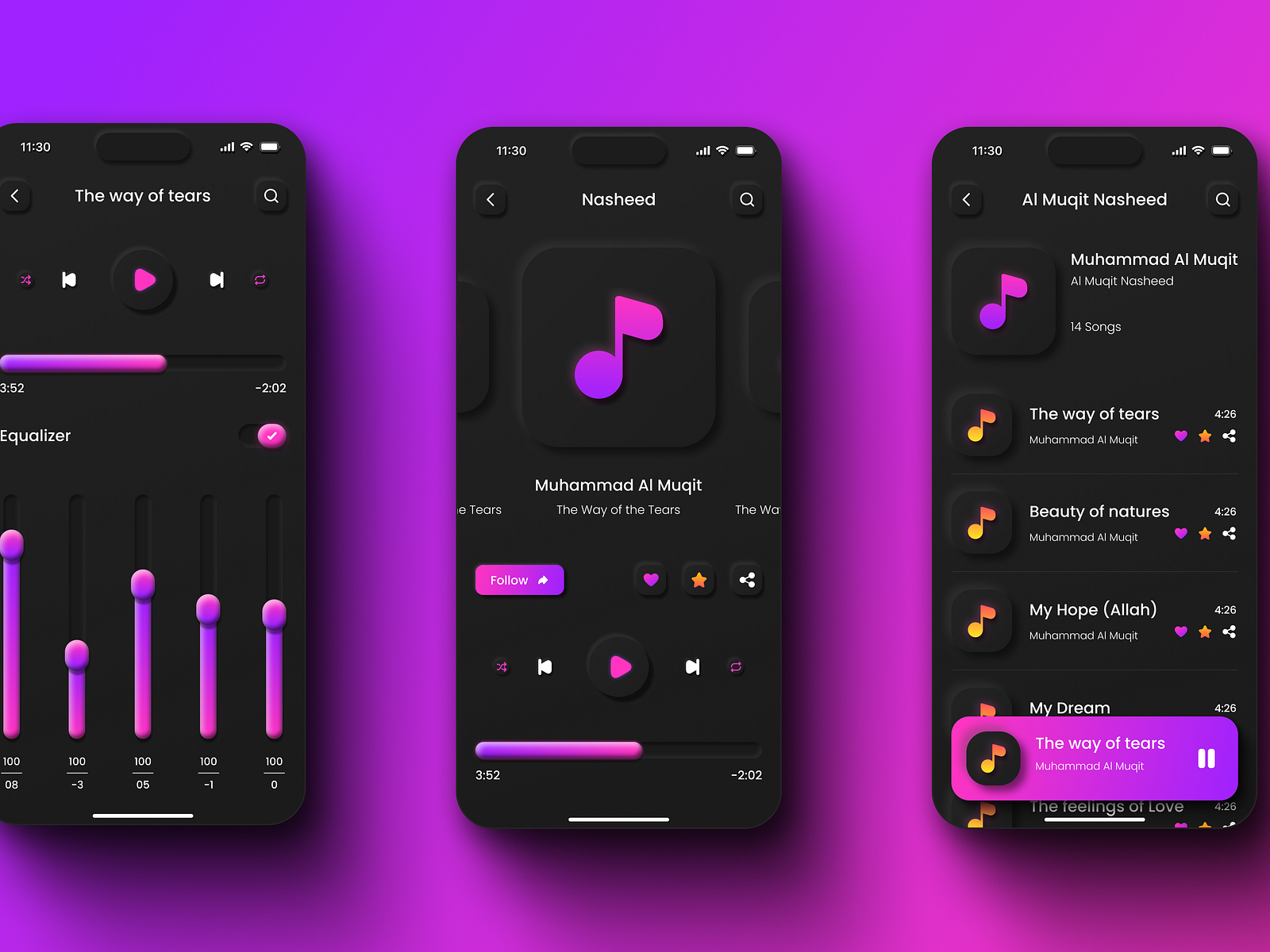 Futuristic Music Player UI – Soft Neumorphism by Mohammad Emon on Dribbble