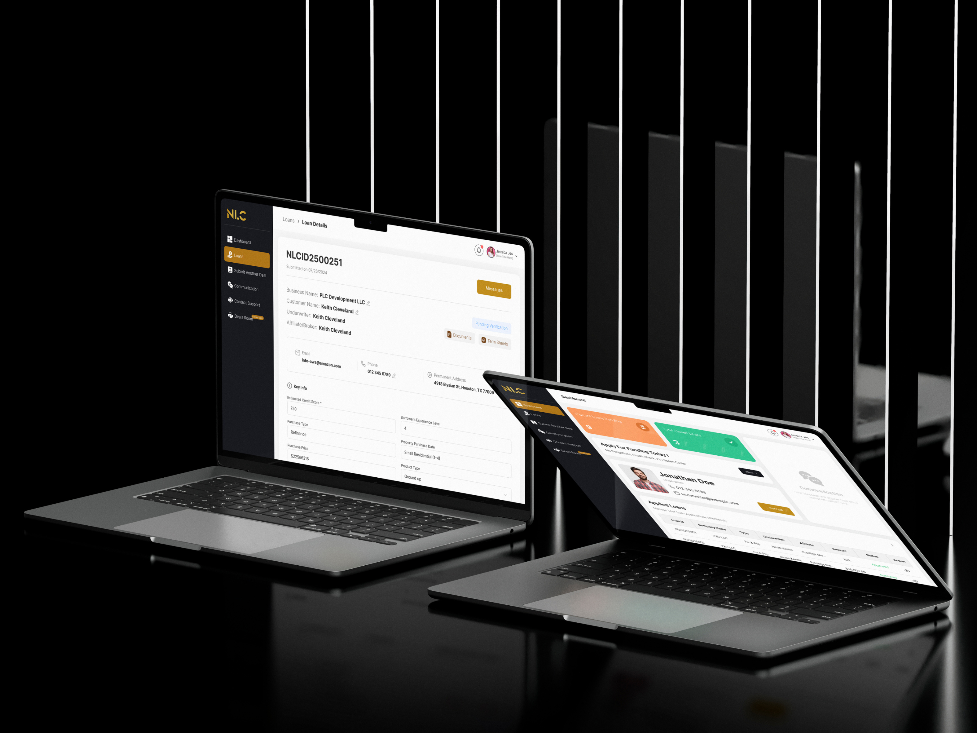 NLC Loan Management Dashboard - Visualizing Financial Insights by Asiq M. for Netro Systems on ...