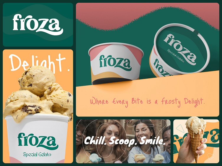 Froza – Gelato Branding 🍨 by DewApples on Dribbble