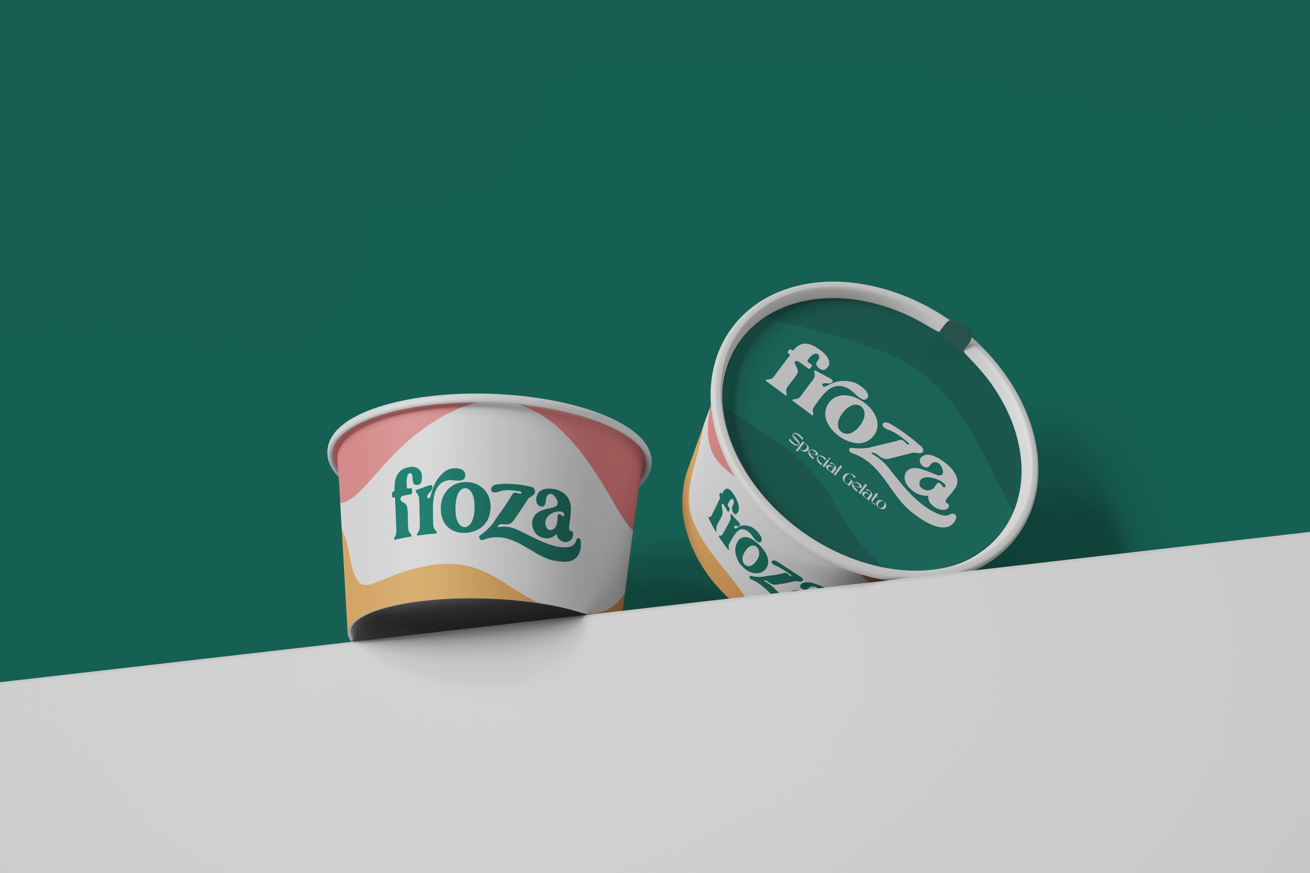 Froza – Gelato Branding 🍨 by DewApples on Dribbble