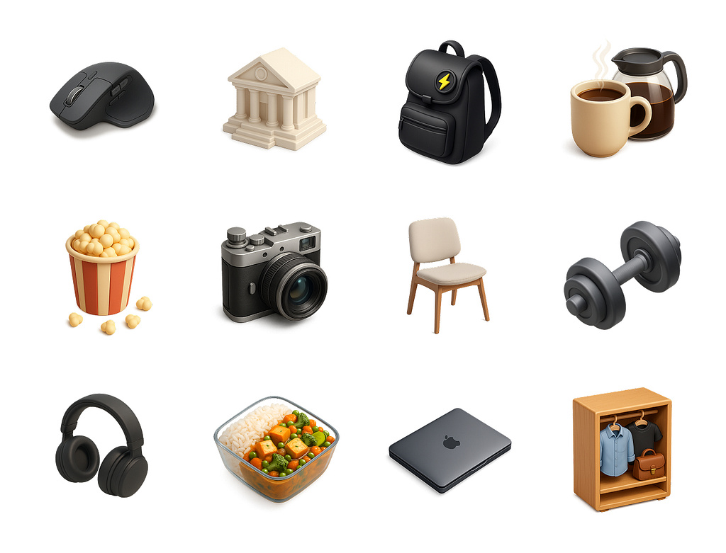 Airbnb style icons — Designed with ChatGPT-4o by Jayesh Kanade on Dribbble