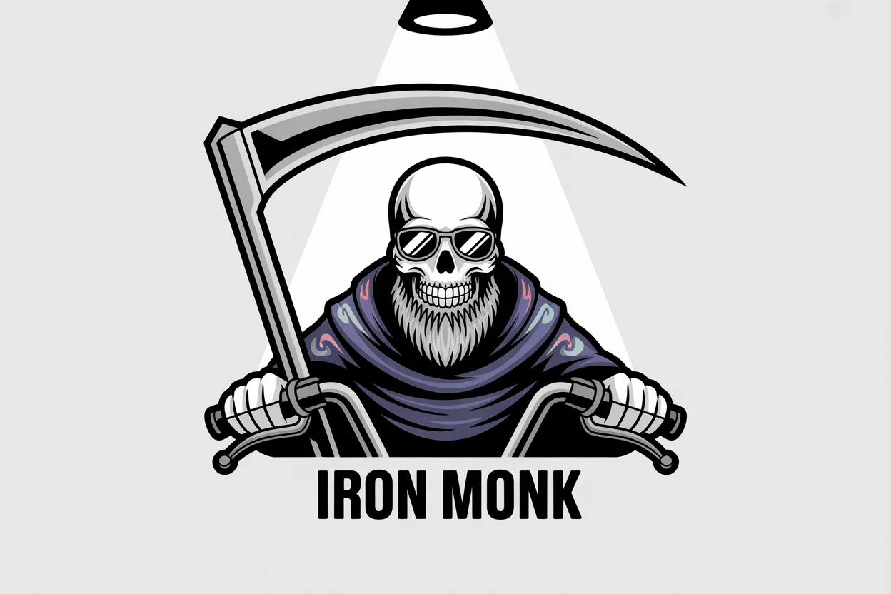 Iron Monk Logo Design & Brand Identity — Minimalist Mascot by Arman ...
