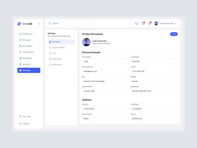 Browse thousands of Dashboard Profile images for design inspiration ...