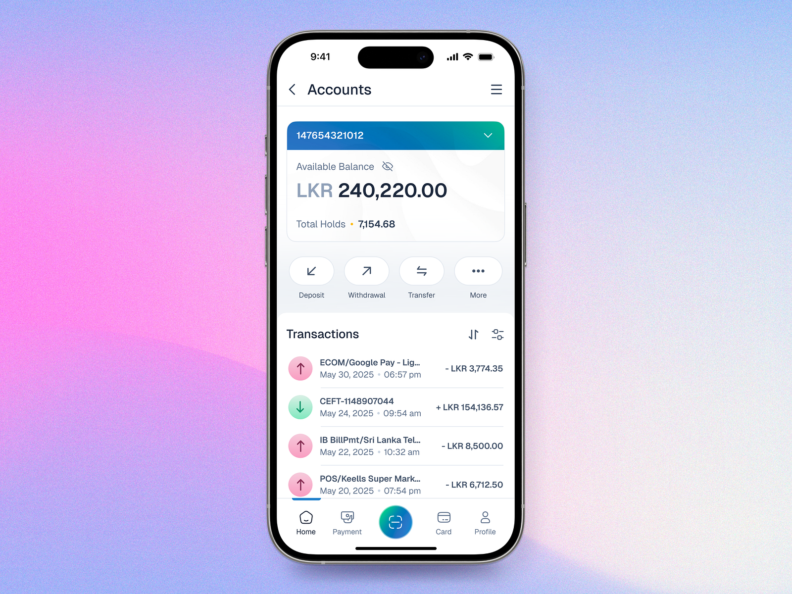 Banking App: Minimalist Design by Larusan on Dribbble