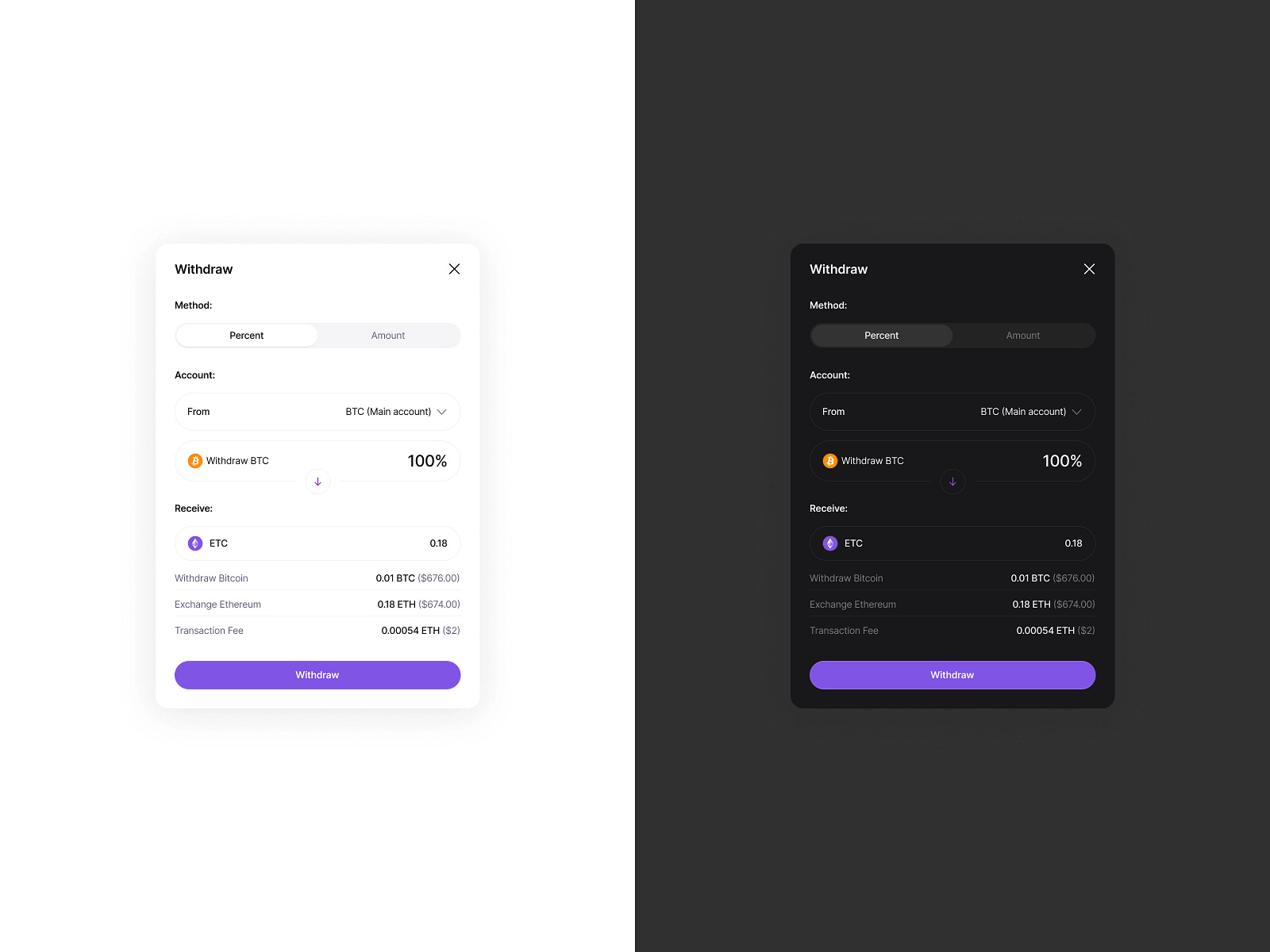 Crypto Withdraw By Mehraj On Dribbble